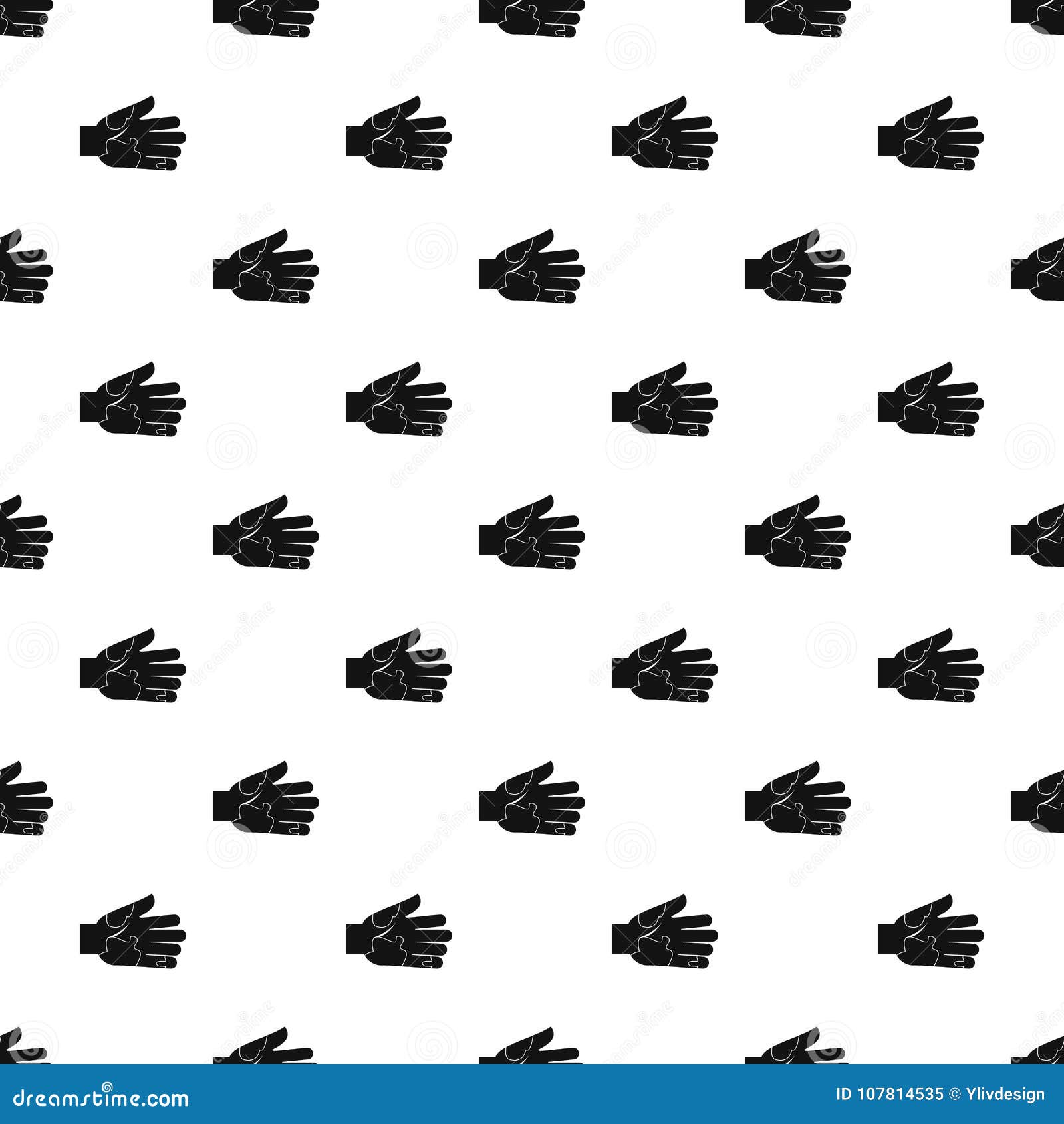 Mano Con Vector Del Modelo De Las Manchas Ilustración del Vector ...