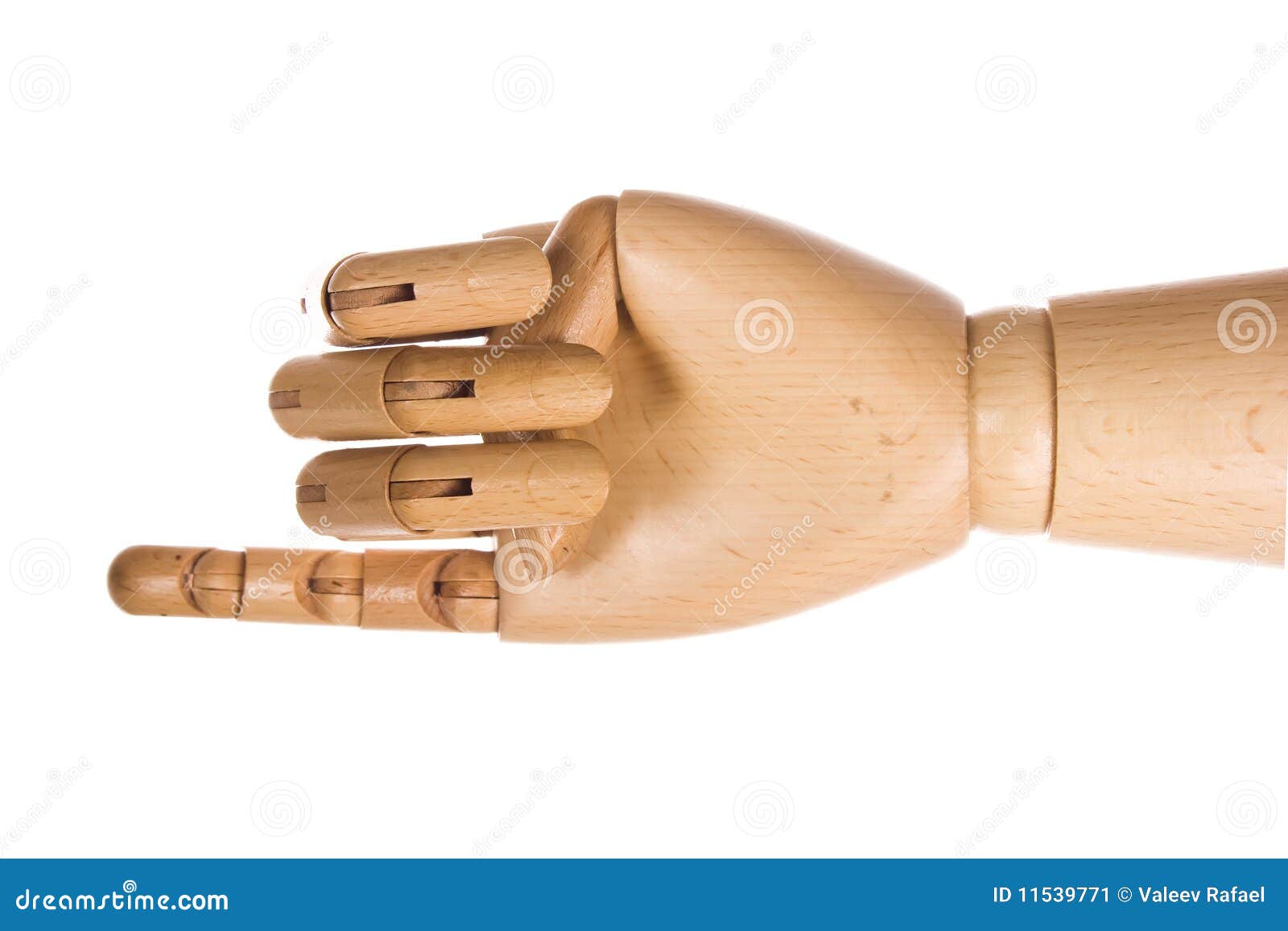 Mano De Madera, Humana. 1 Dedo Imagen de archivo - Imagen de derecho ...