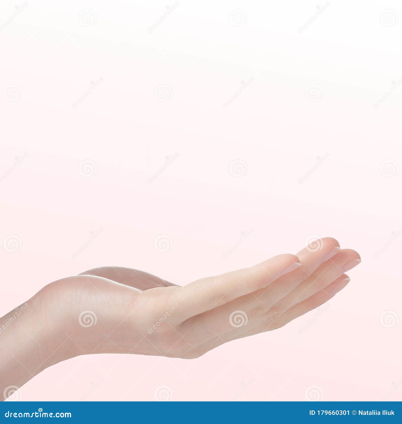 Mano De Mujer Con Fondo Blanco Imagen de archivo - Imagen de balneario ...