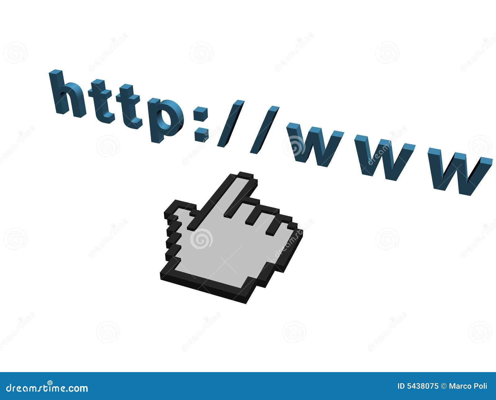 Mano del mouse del cursore illustrazione di stock. Illustrazione di ...