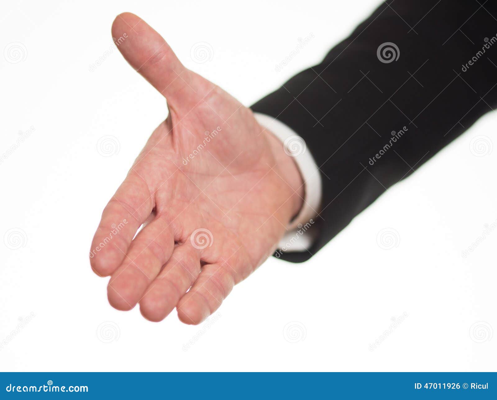 Mano Extendida a Dar La Bienvenida Foto de archivo - Imagen de socio ...