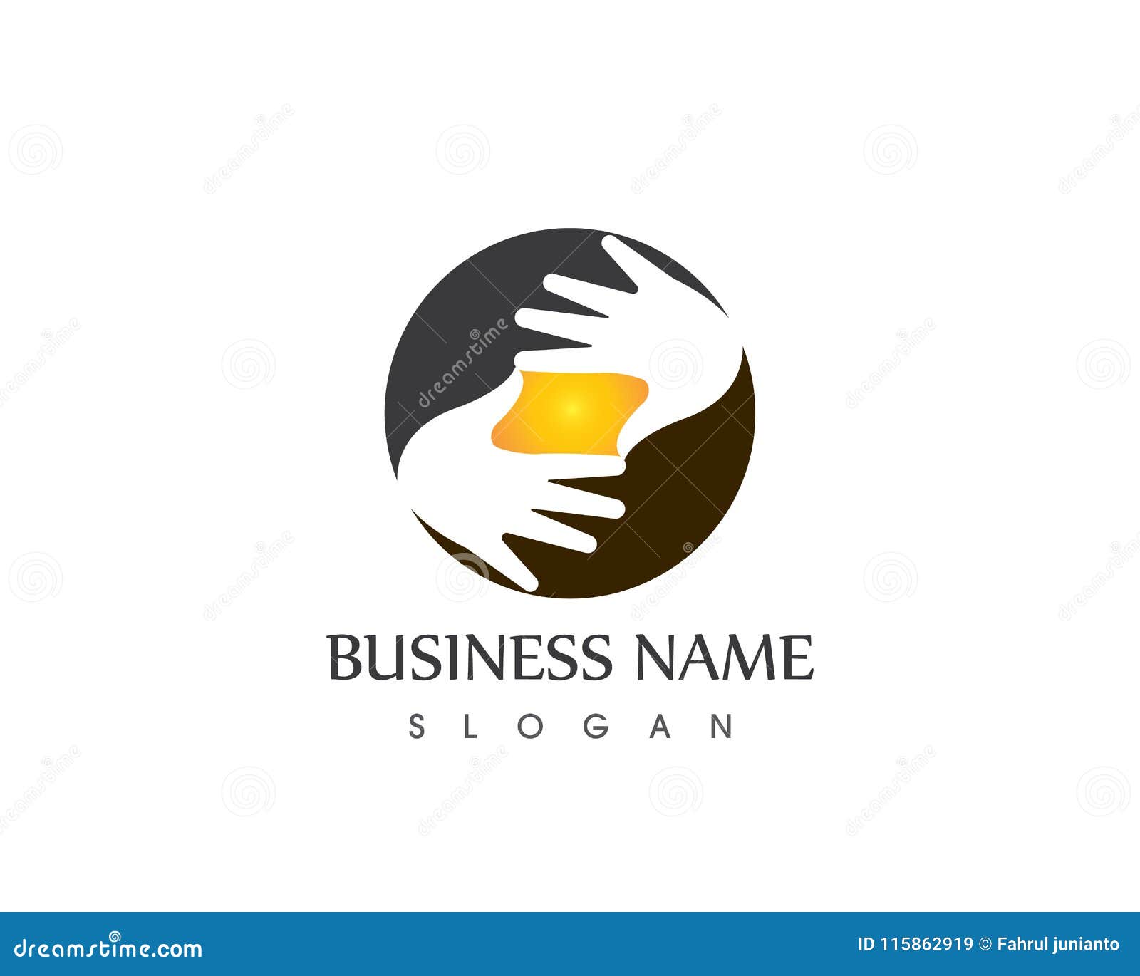 Mano Logo Design Template ilustración del vector. Ilustración de ...