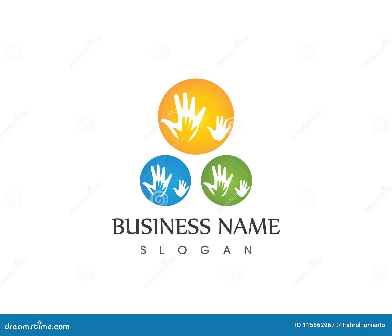 Mano Logo Design Template ilustración del vector. Ilustración de ...