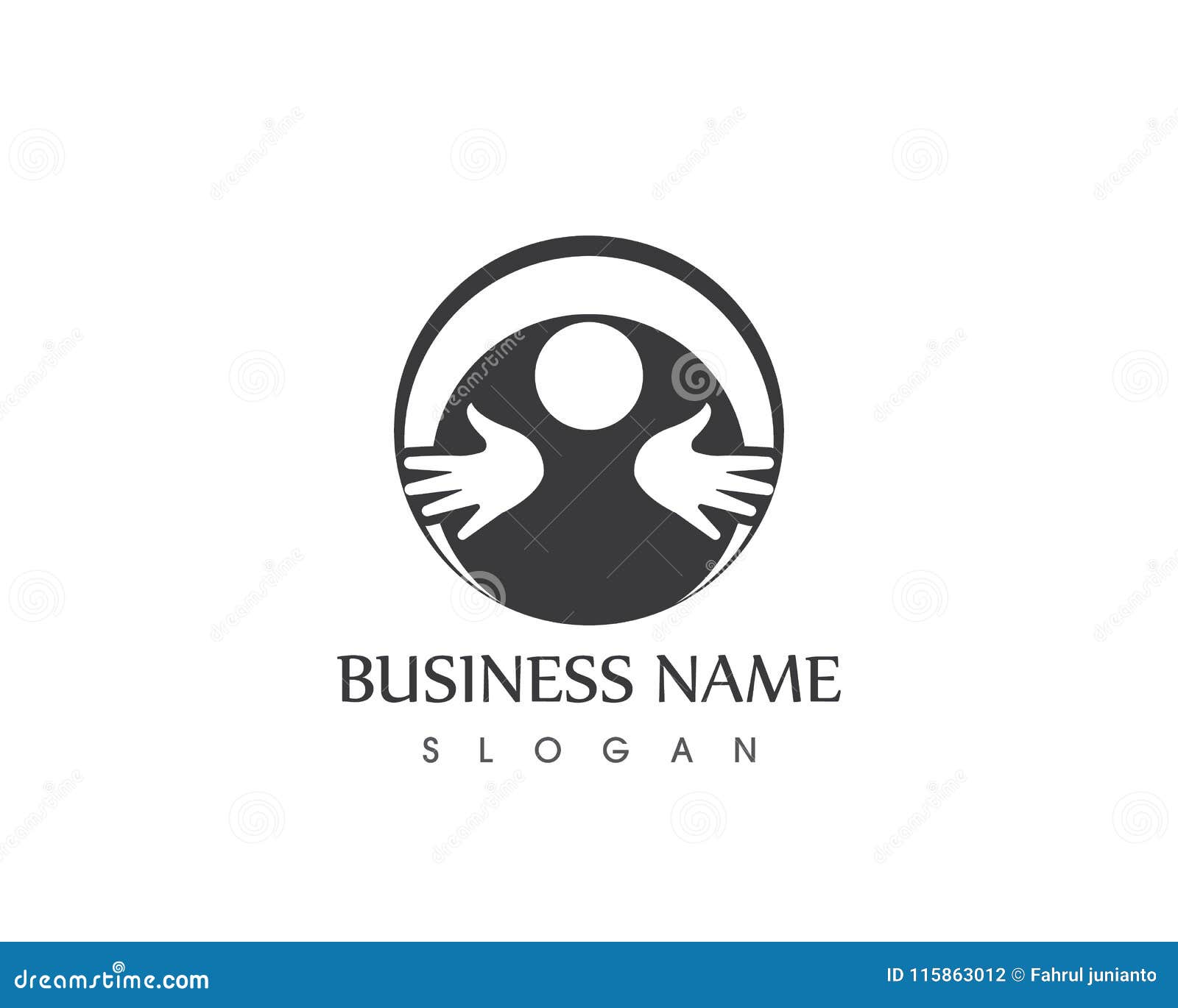 Mano Logo Design Template ilustración del vector. Ilustración de ...