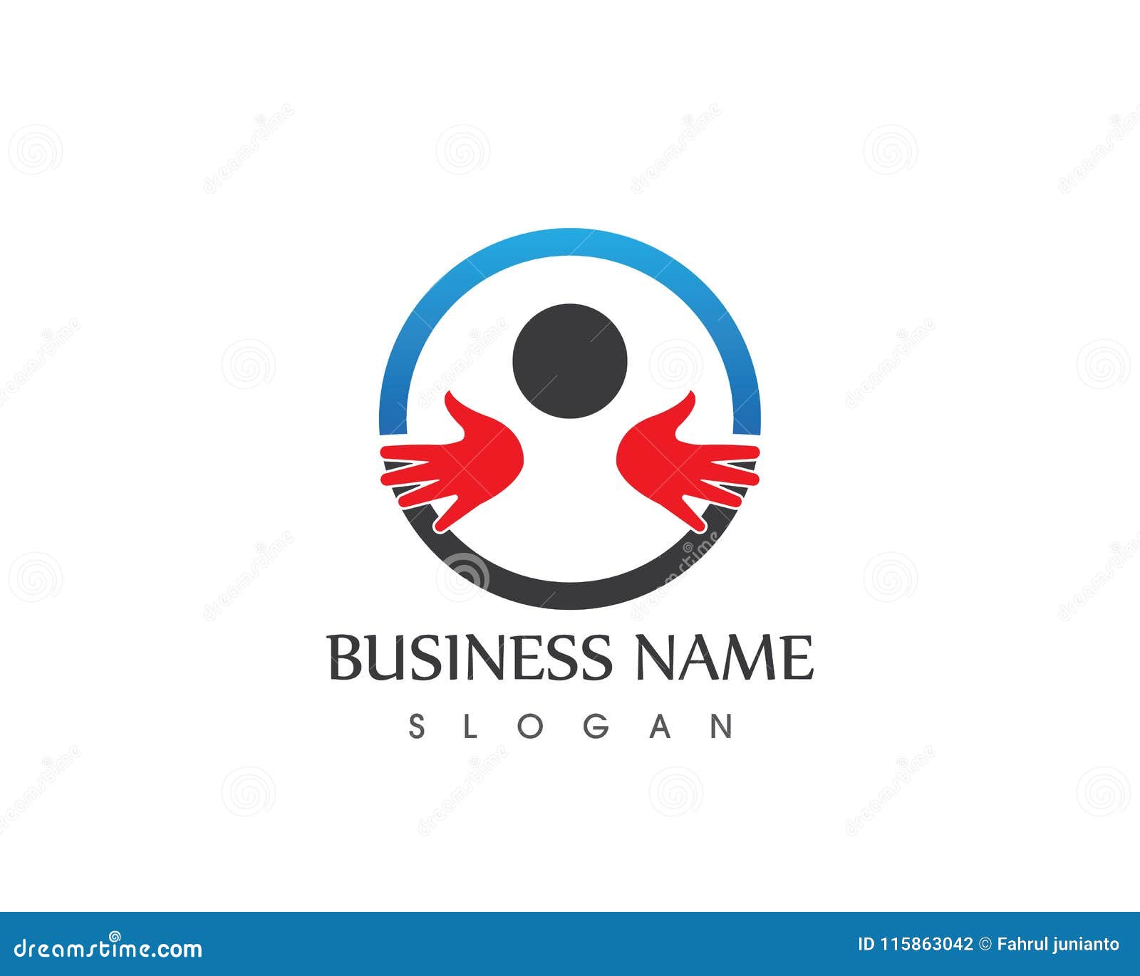 Mano Logo Design Template ilustración del vector. Ilustración de ...