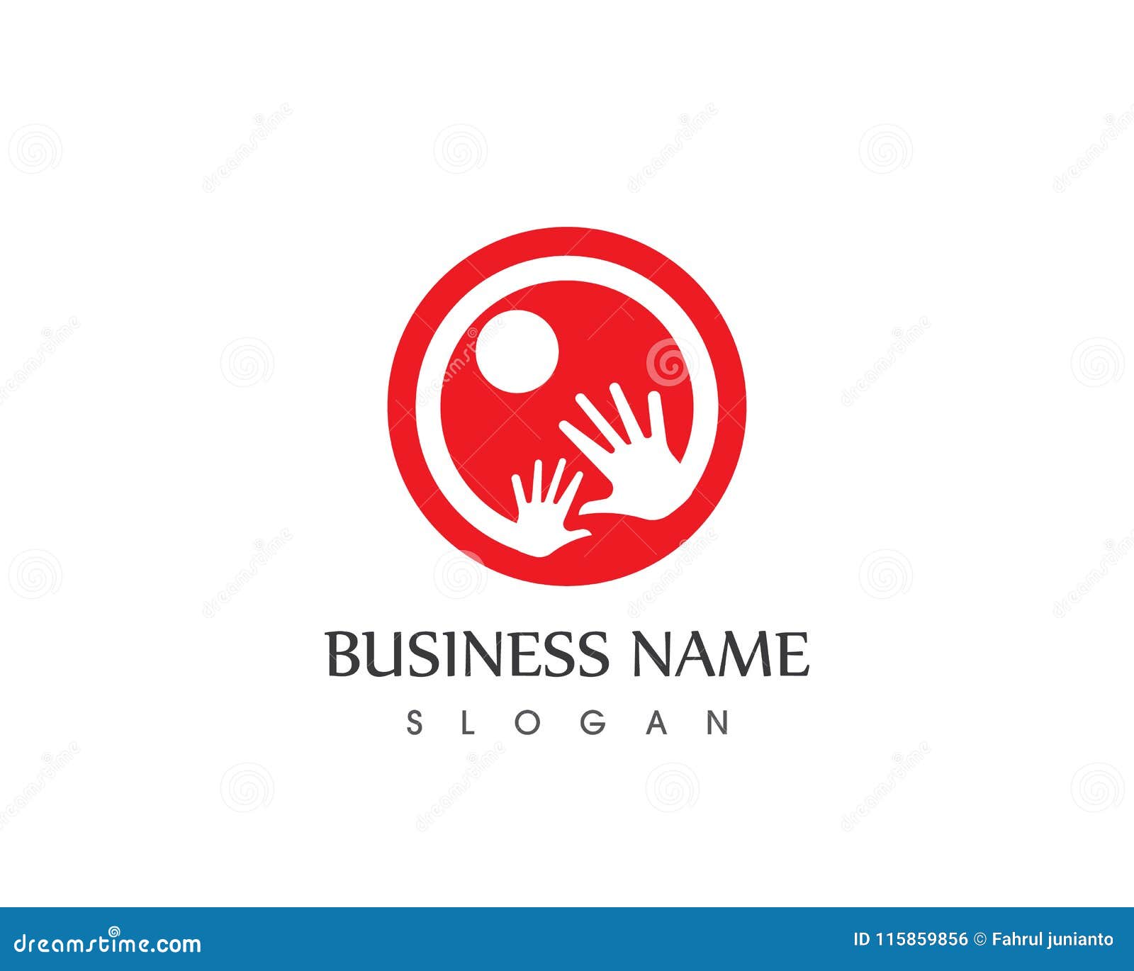 Mano Logo Design Template De La Gente Ilustración del Vector ...