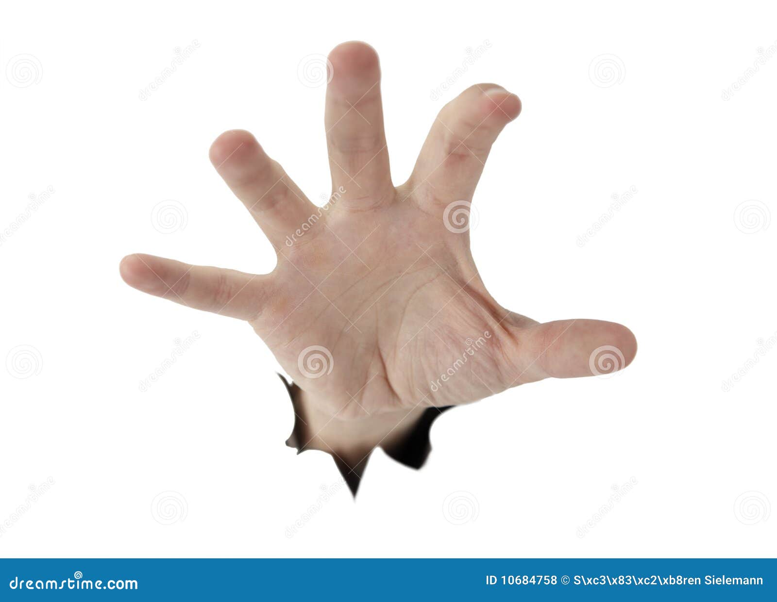 Mano que ase foto de archivo. Imagen de aislado, mano - 10684758