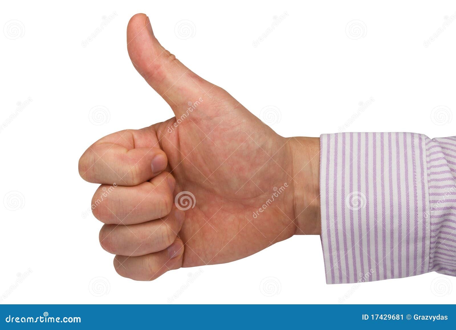 Mano Que Expresa El Signo Positivo Imagen de archivo - Imagen de humano ...