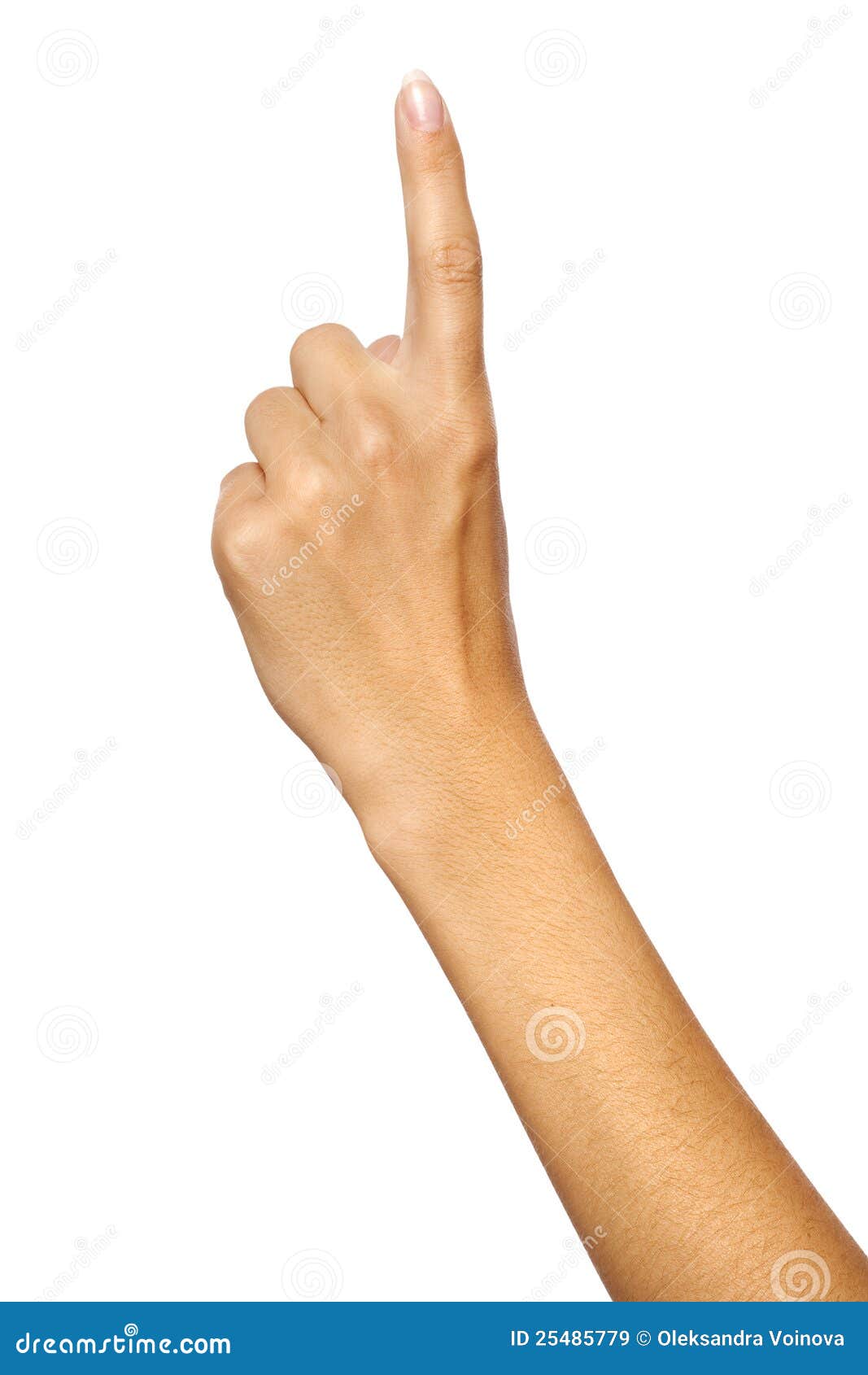 Mano Que Señala, Tocando O Presionando Imagen de archivo - Imagen de ...