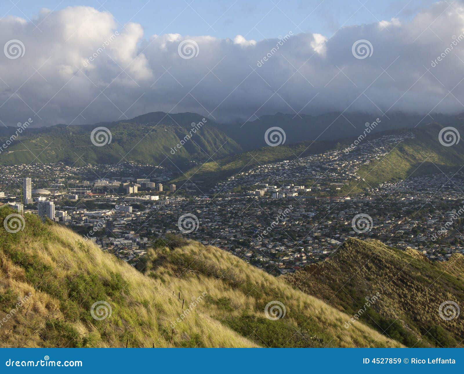 Manoa Valley stock image. Image of crater, manoa, valley - 4527859