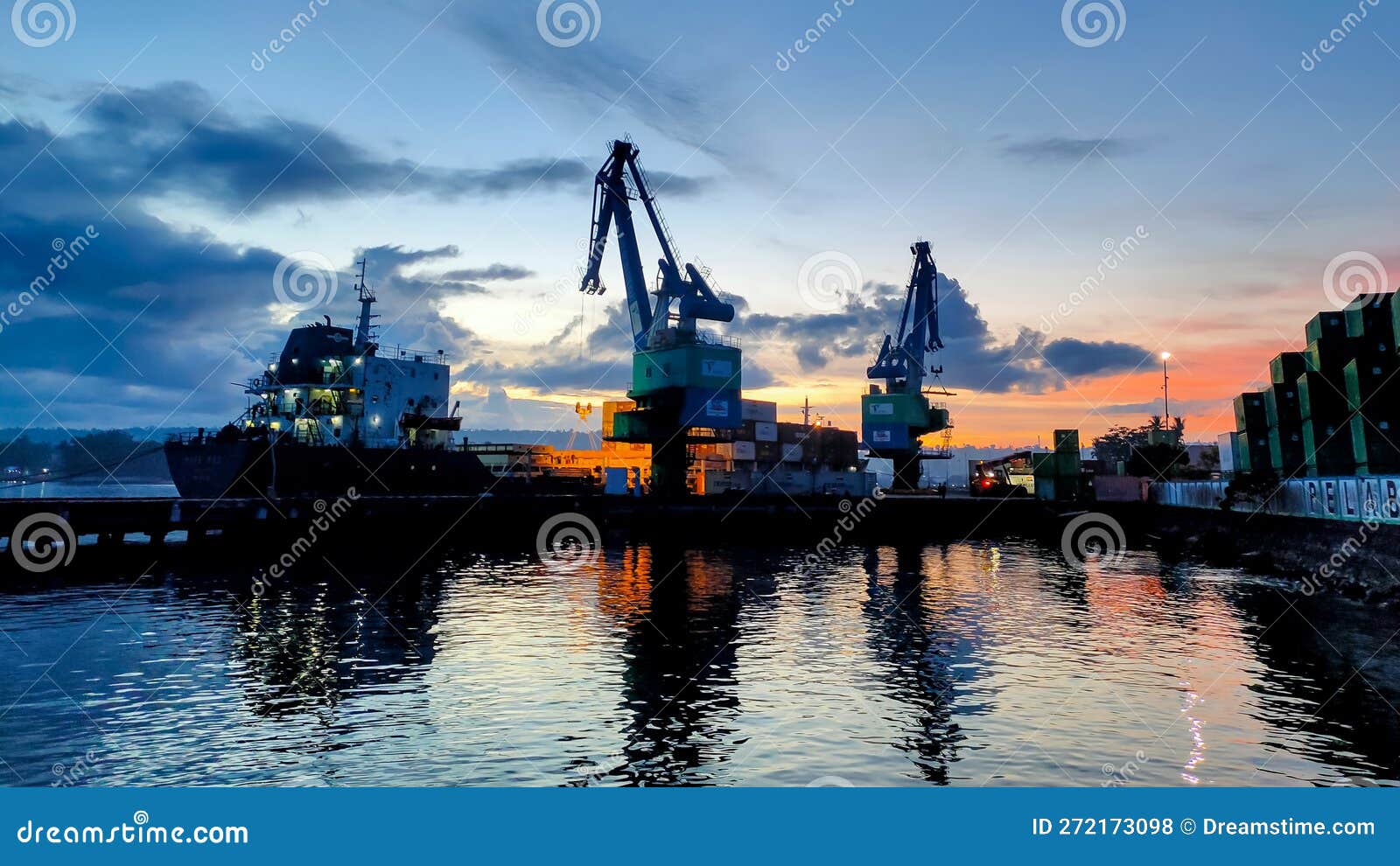 Manokwari, March 16 2023, Cargo Ships Docking at Manokwari Harbor ...