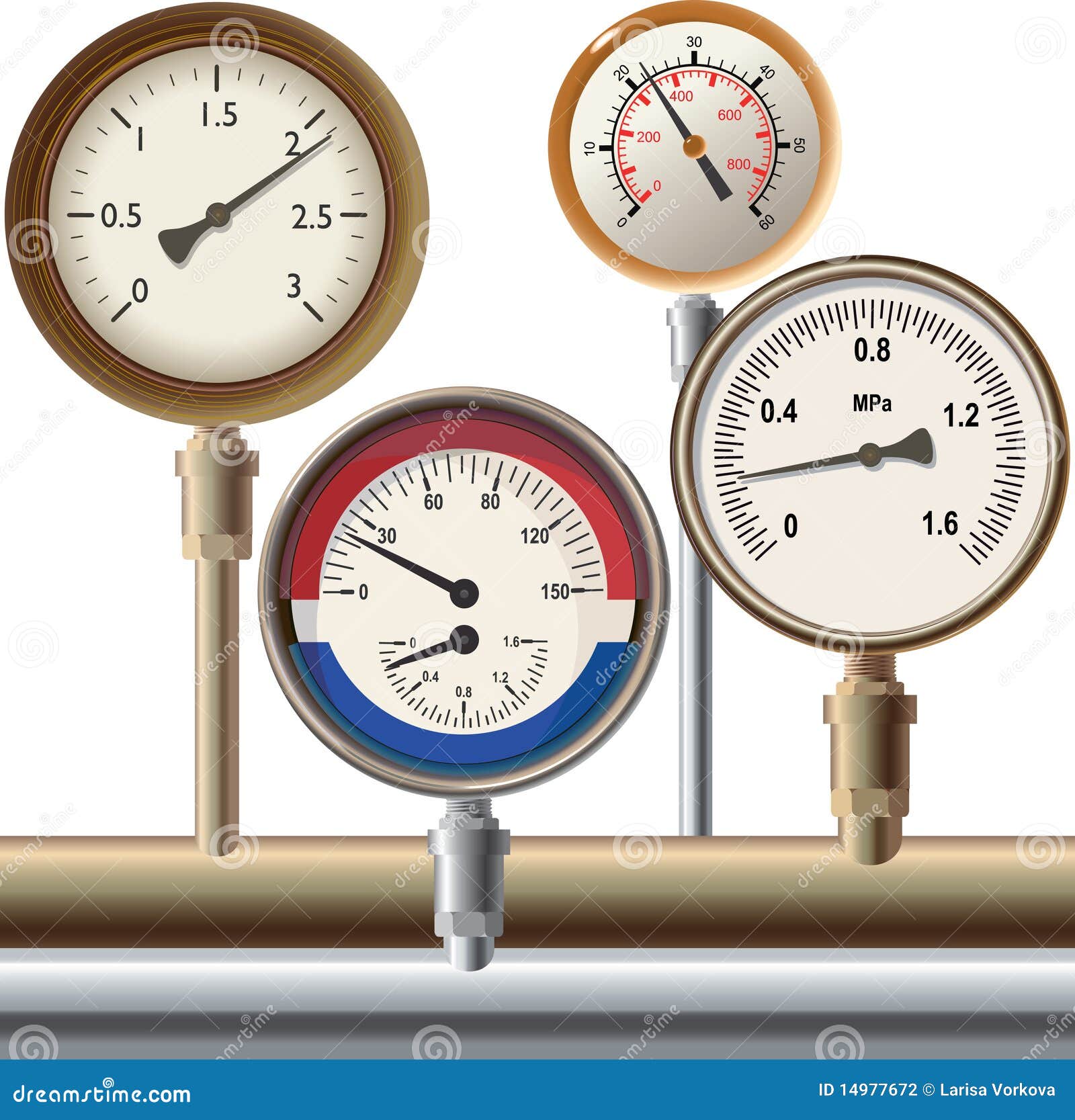 Manometer stock illustration. Illustration of technology - 14977672