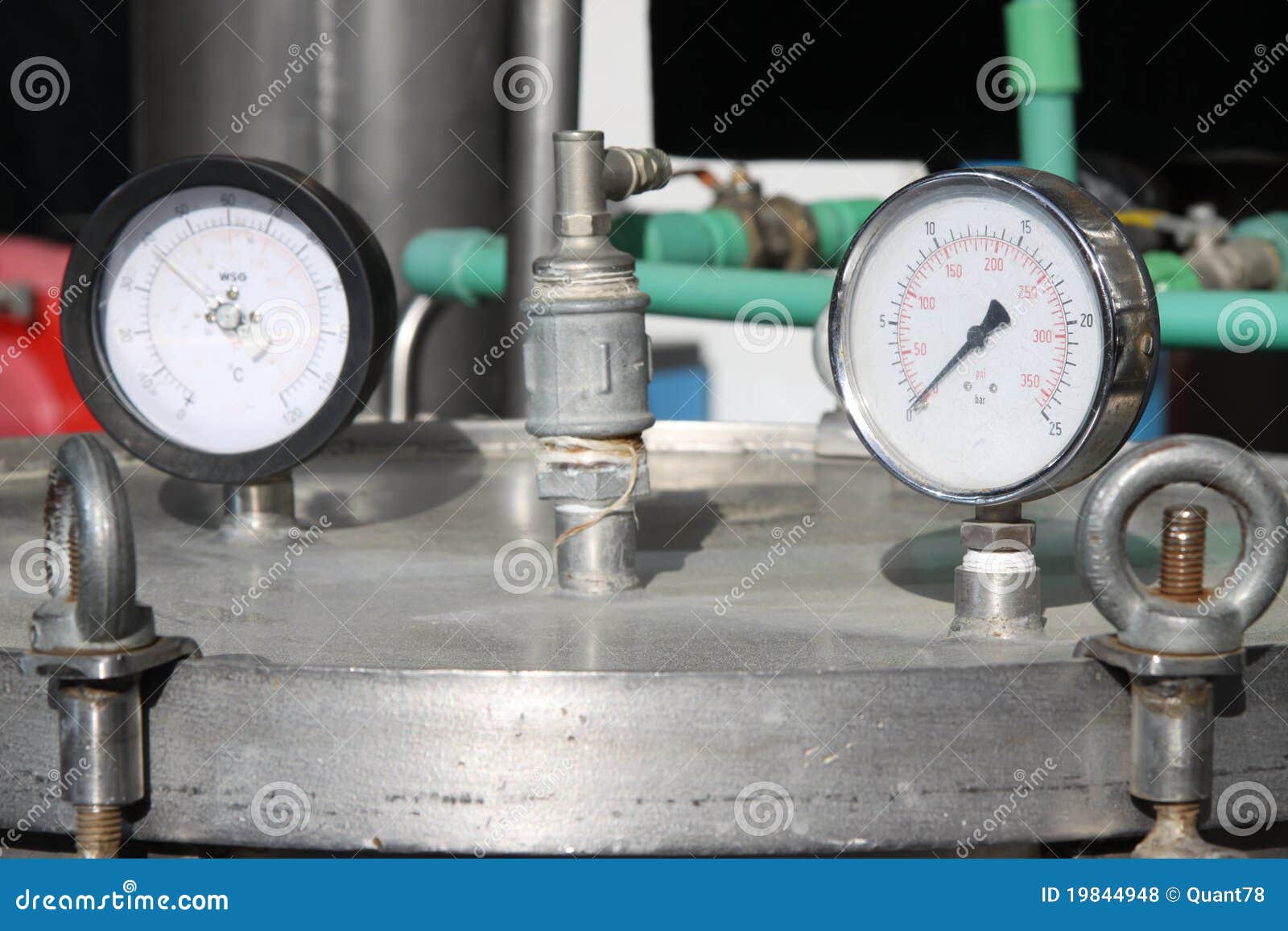 Manometer. stock photo. Image of crude, manometer, corporation - 19844948