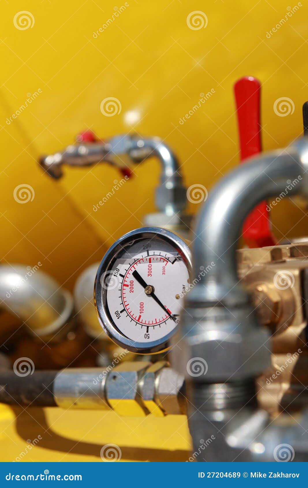Manometer. stock image. Image of machine, pneumatic, measuring - 27204689