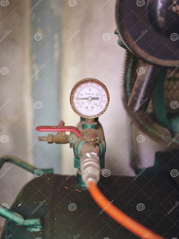 Manometer for Air Control . SPACE for TEXT Stock Photo - Image of ...