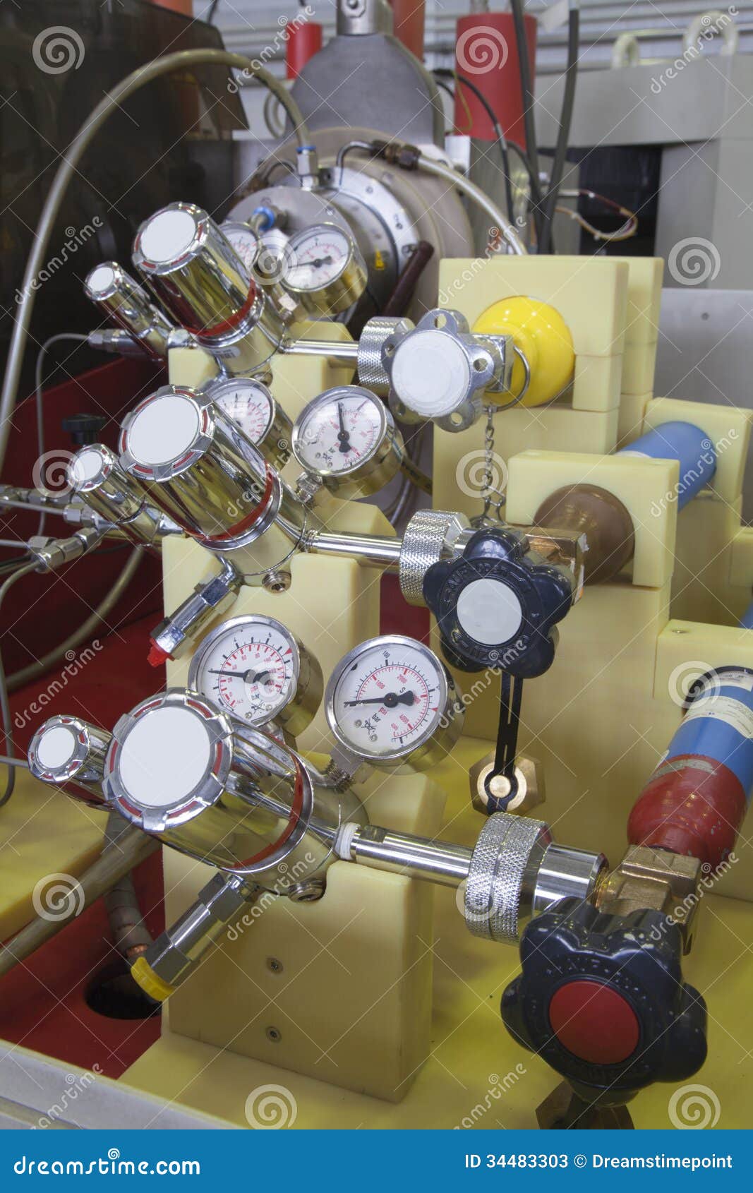 Manometer Panel in Nuclear Laboratory Stock Image - Image of instrument ...