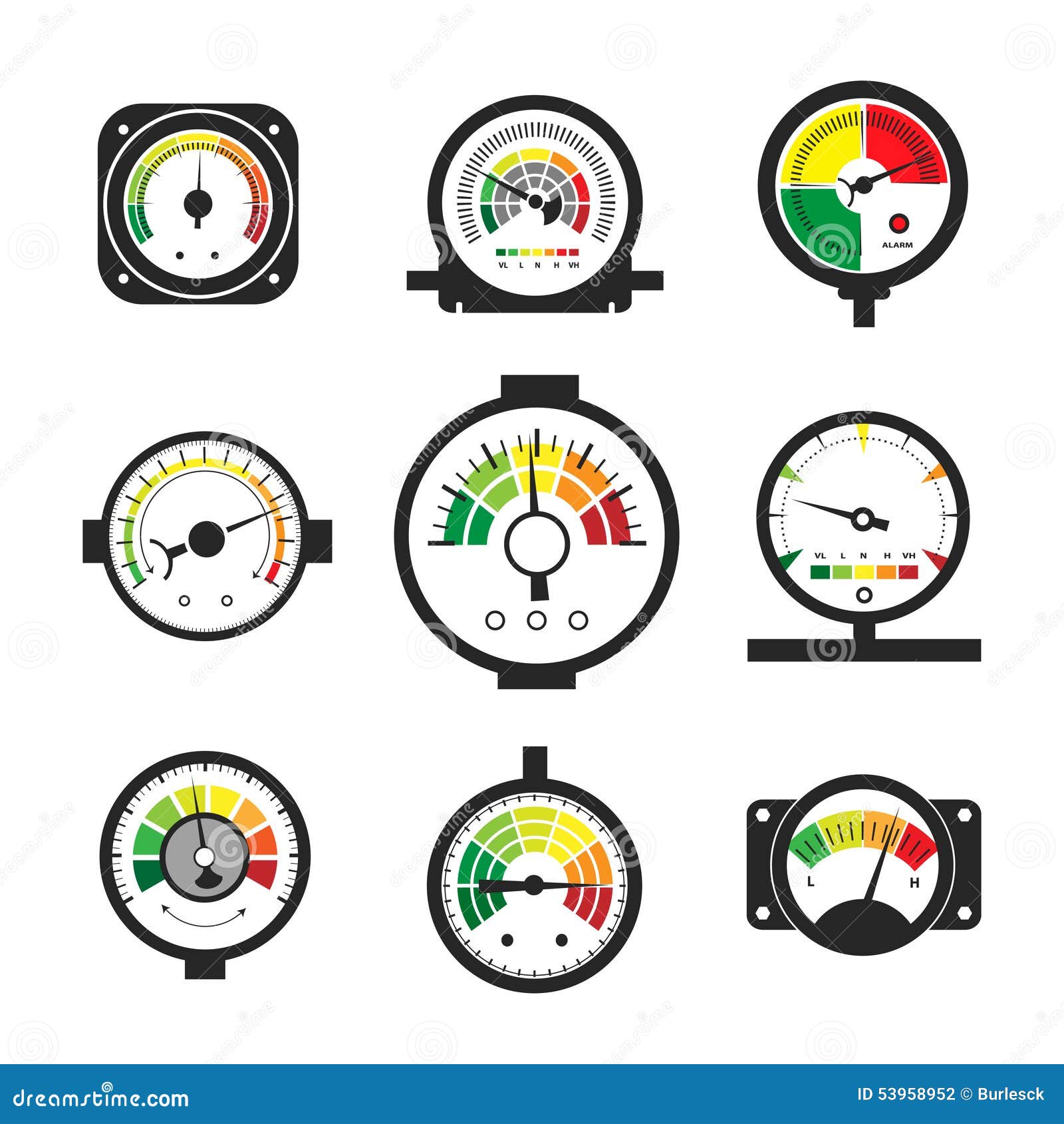 Pressure Gauge Stock Illustrations – 9,527 Pressure Gauge Stock ...