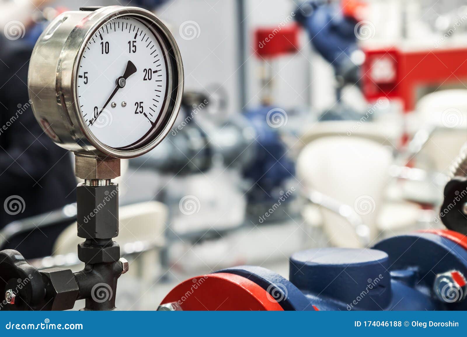 Manometer for Visual Monitoring of Pressure in Water Supply and Heating ...