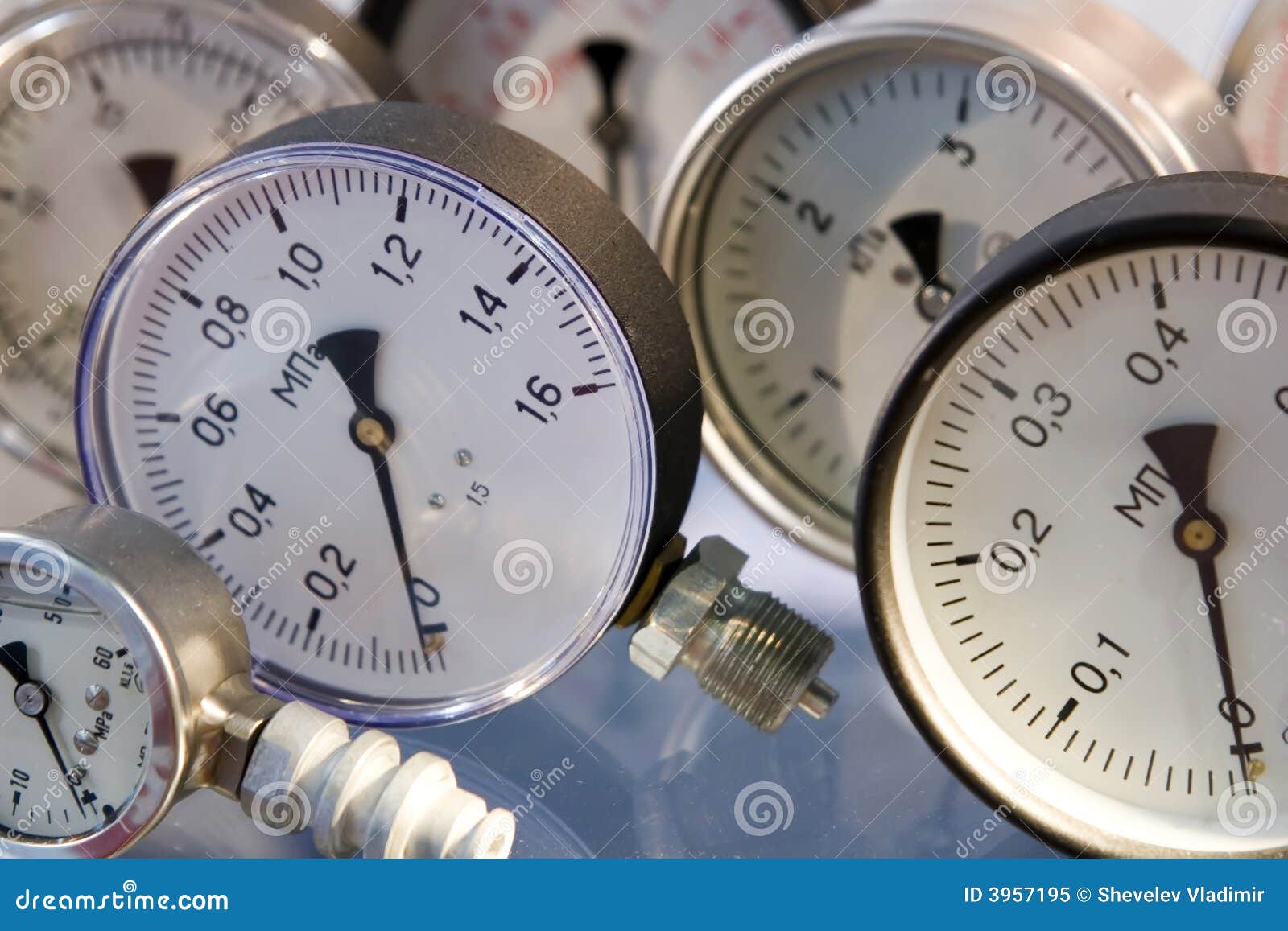 Manometers stock image. Image of screws, pressure, precision - 3957195