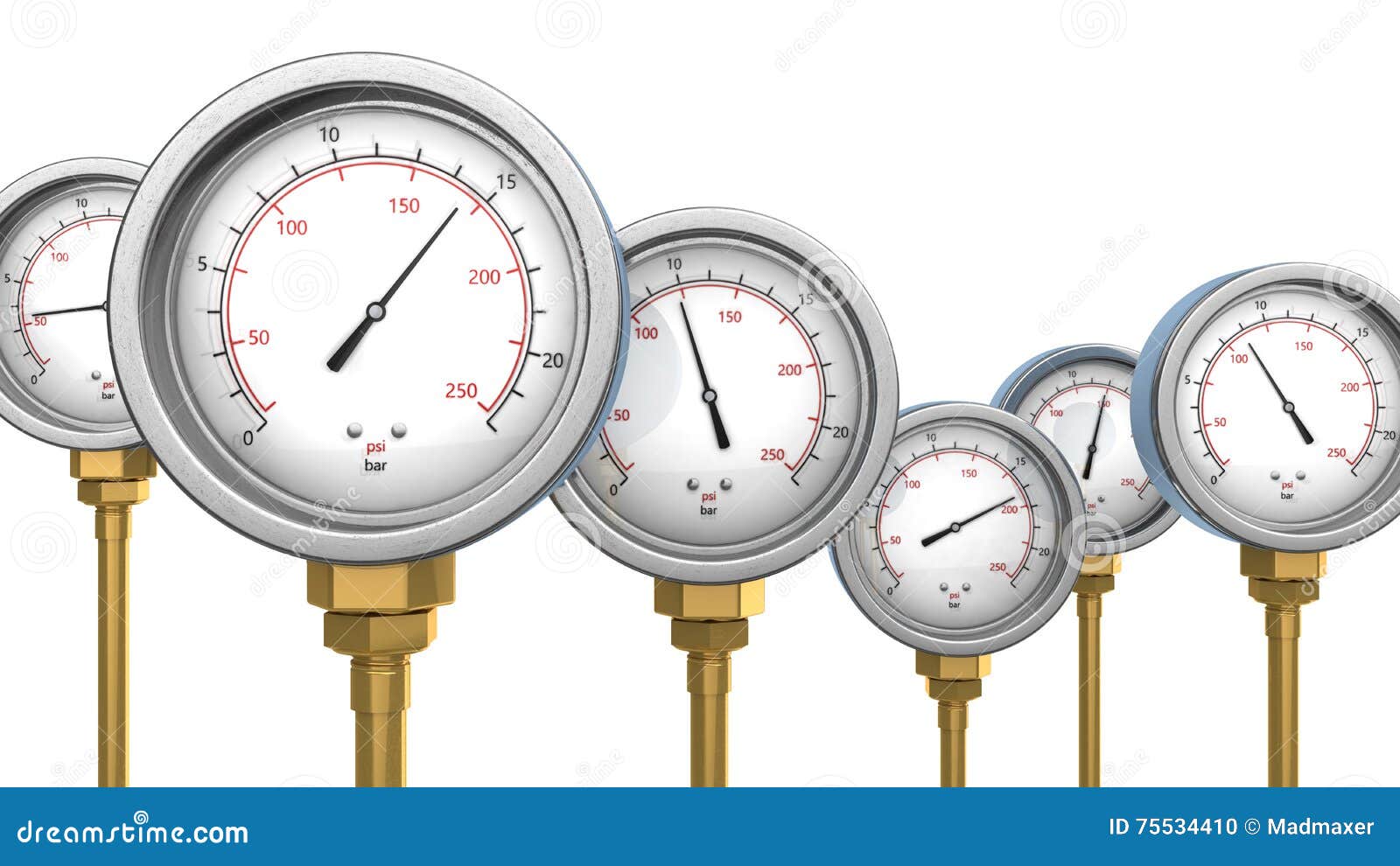 Manometers stock illustration. Illustration of steel - 75534410