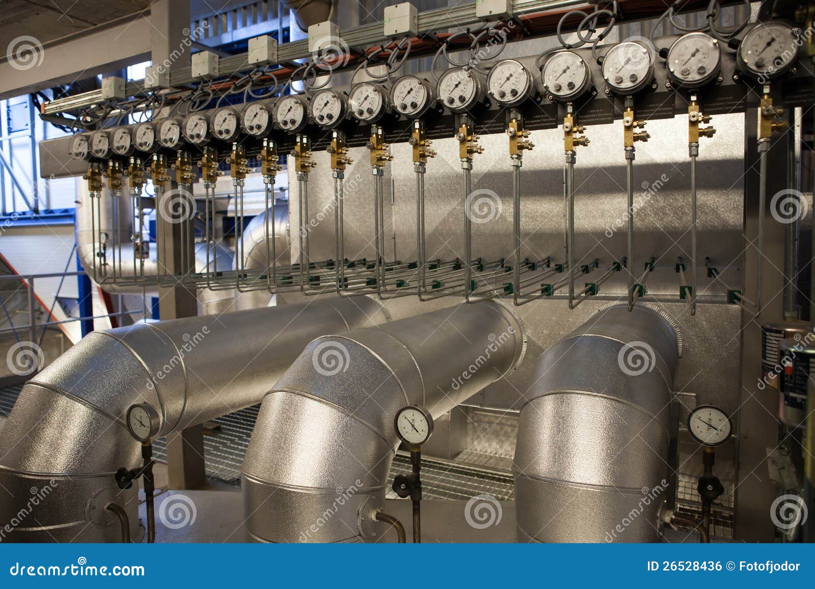 Manometers and pipes stock photo. Image of biomass, heat - 26528436