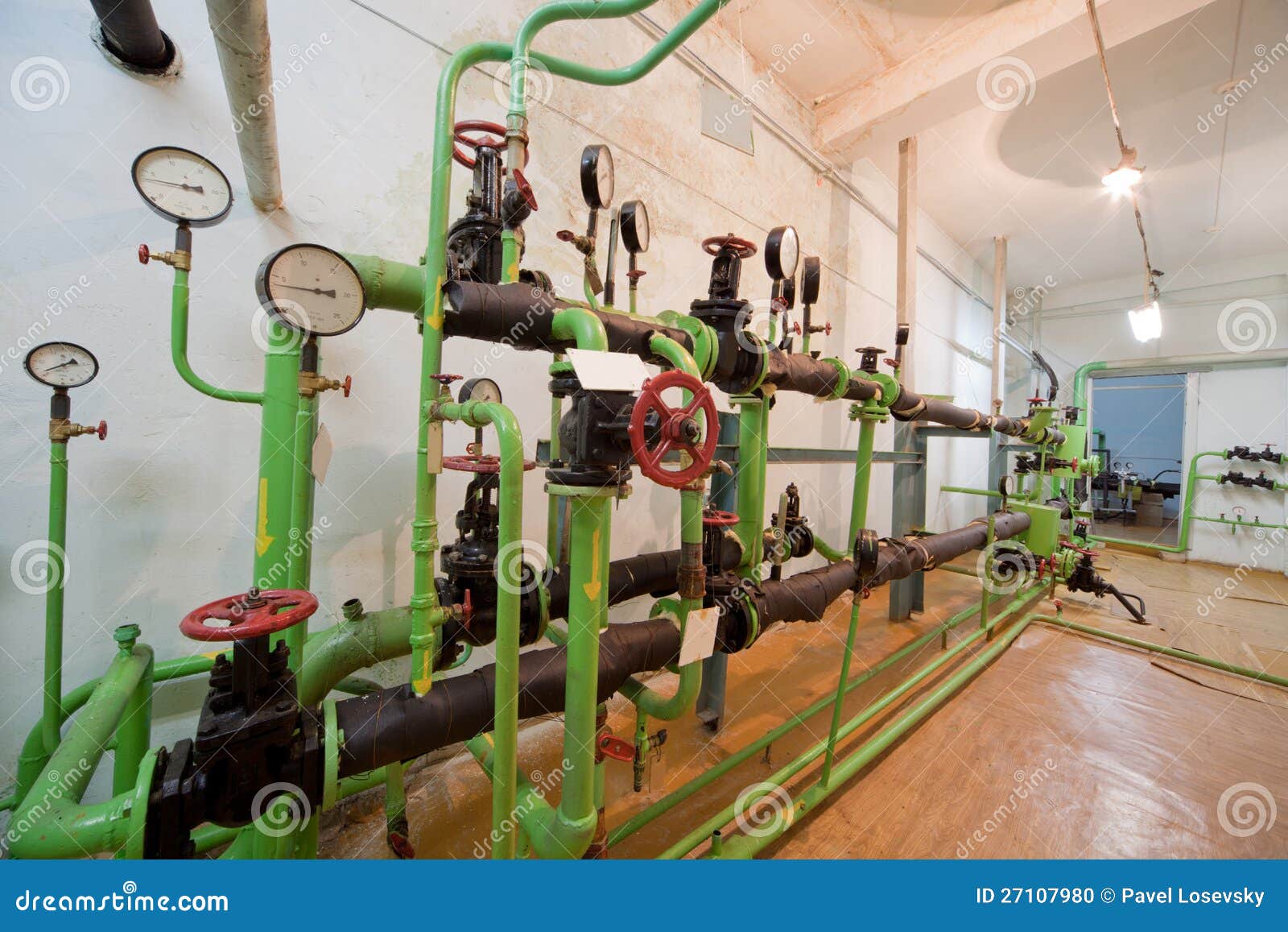 Manometers, Tubes in the Boiler Stock Photo - Image of information ...