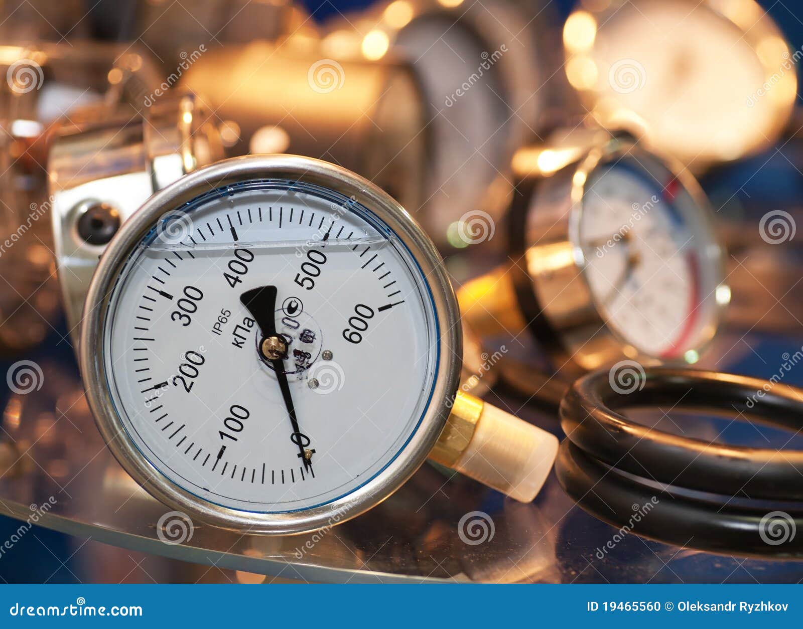 Manometric Thermometer. stock photo. Image of instrumentation - 19465560