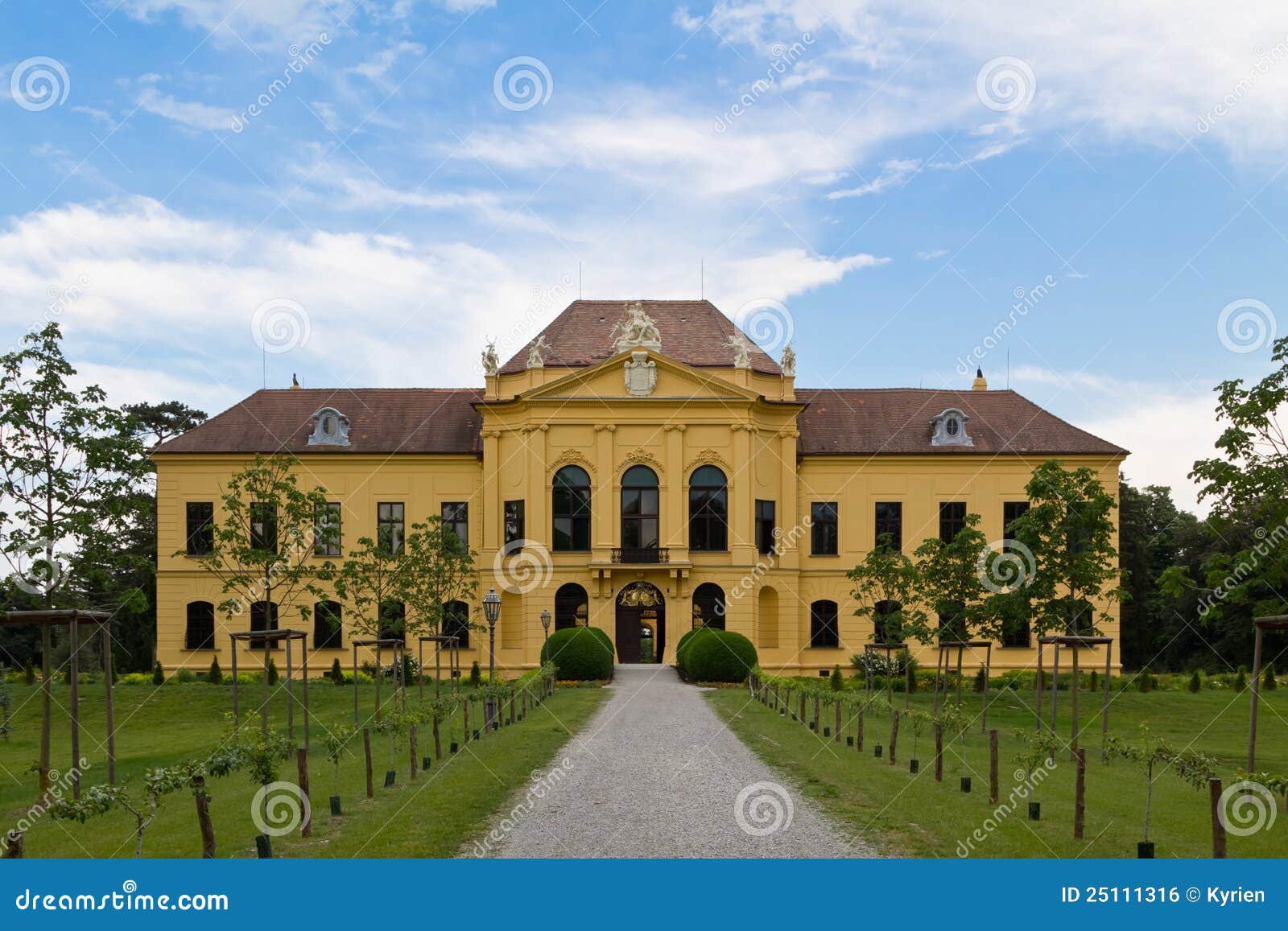 Manor house Eckartsau stock photo. Image of manor, austria - 25111316
