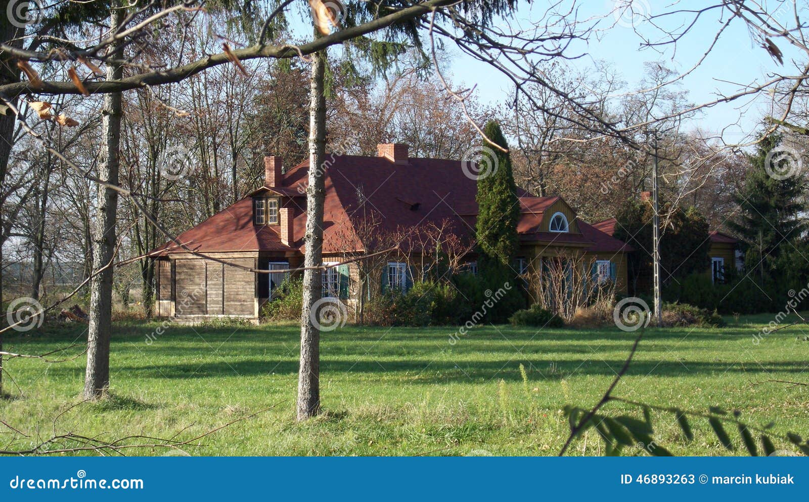 Manor house stock image. Image of tree, poland, manor - 46893263