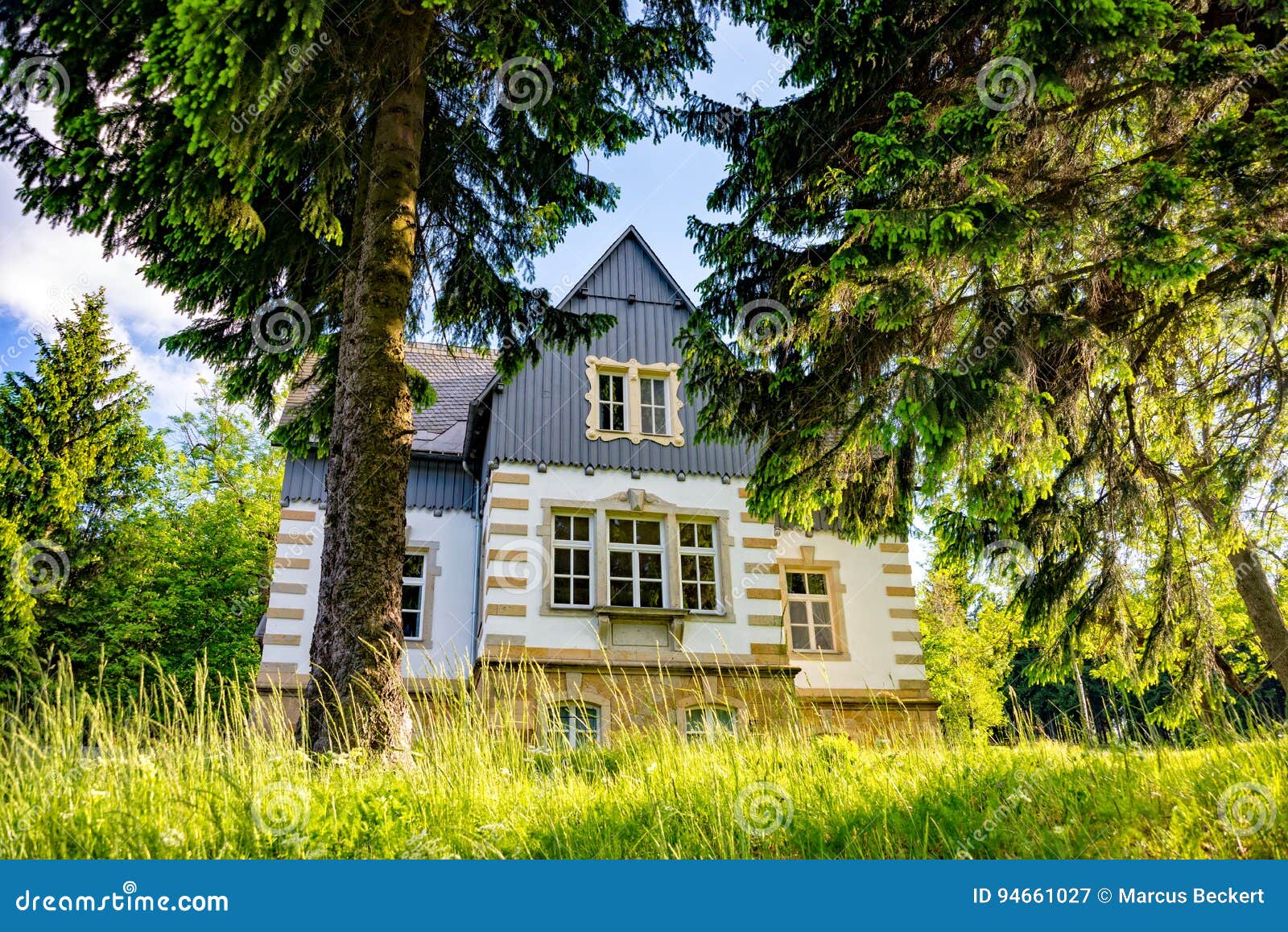 Manor House in Saxony Germany Stock Image - Image of stone, town: 94661027