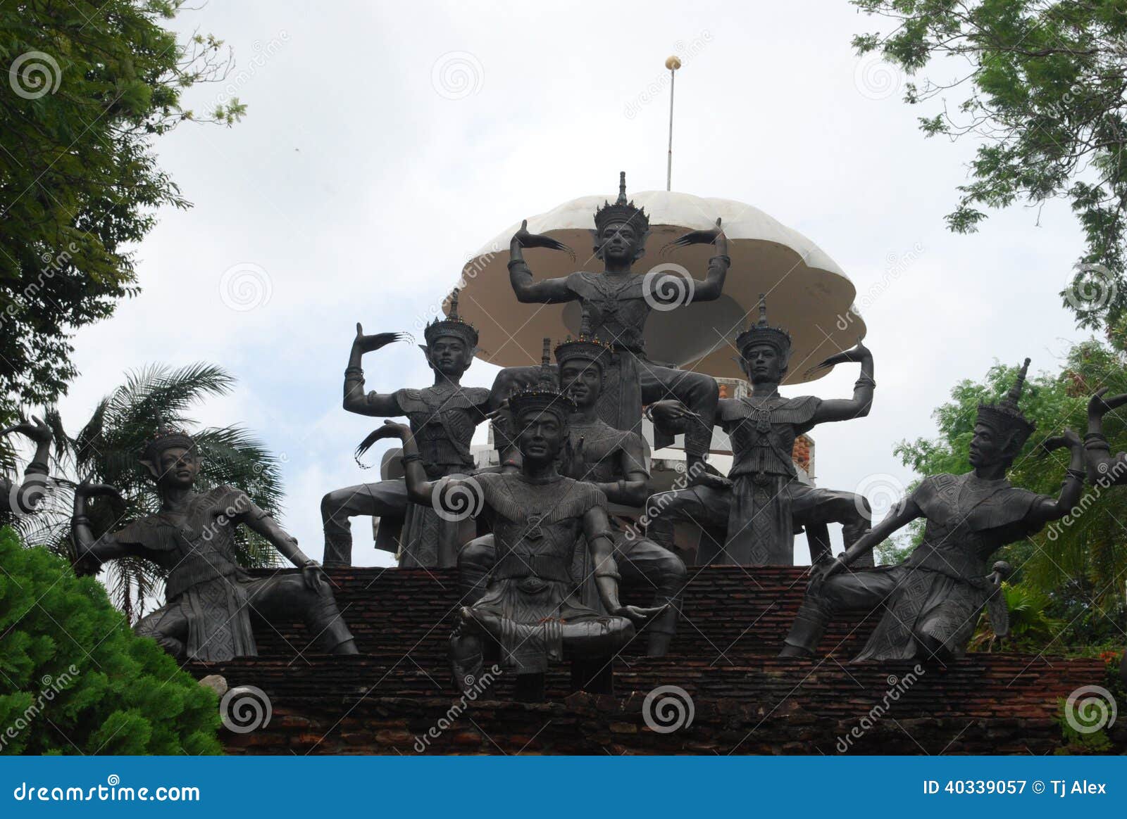 Manora statue stock image. Image of climbing, statues - 40339057