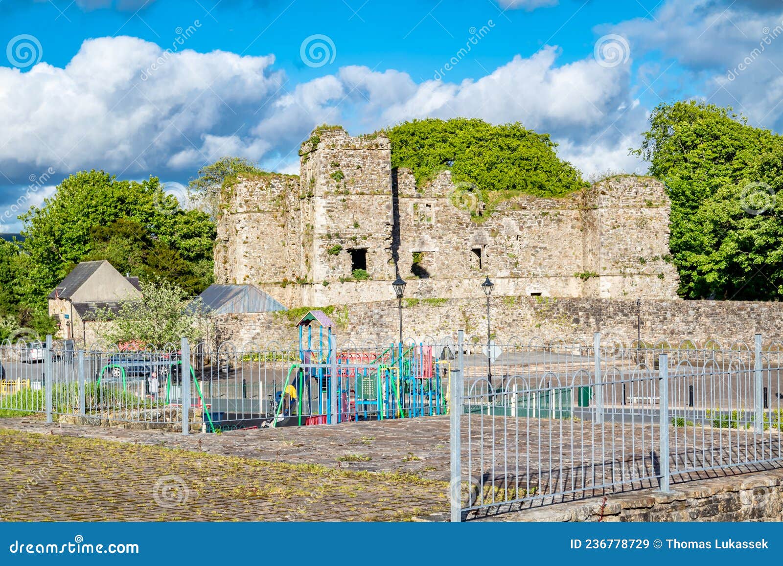 Manorhamilton, Ireland - May 24 2021 : the Playground is Next To the ...