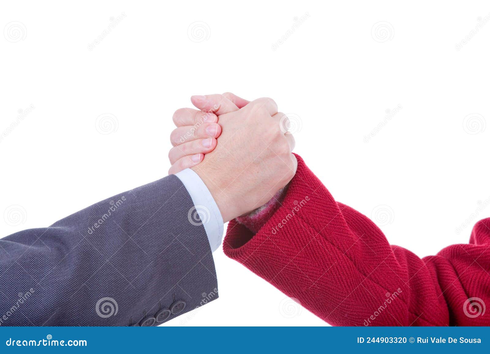 Manos conectadas aisladas foto de archivo. Imagen de empresario - 244903320