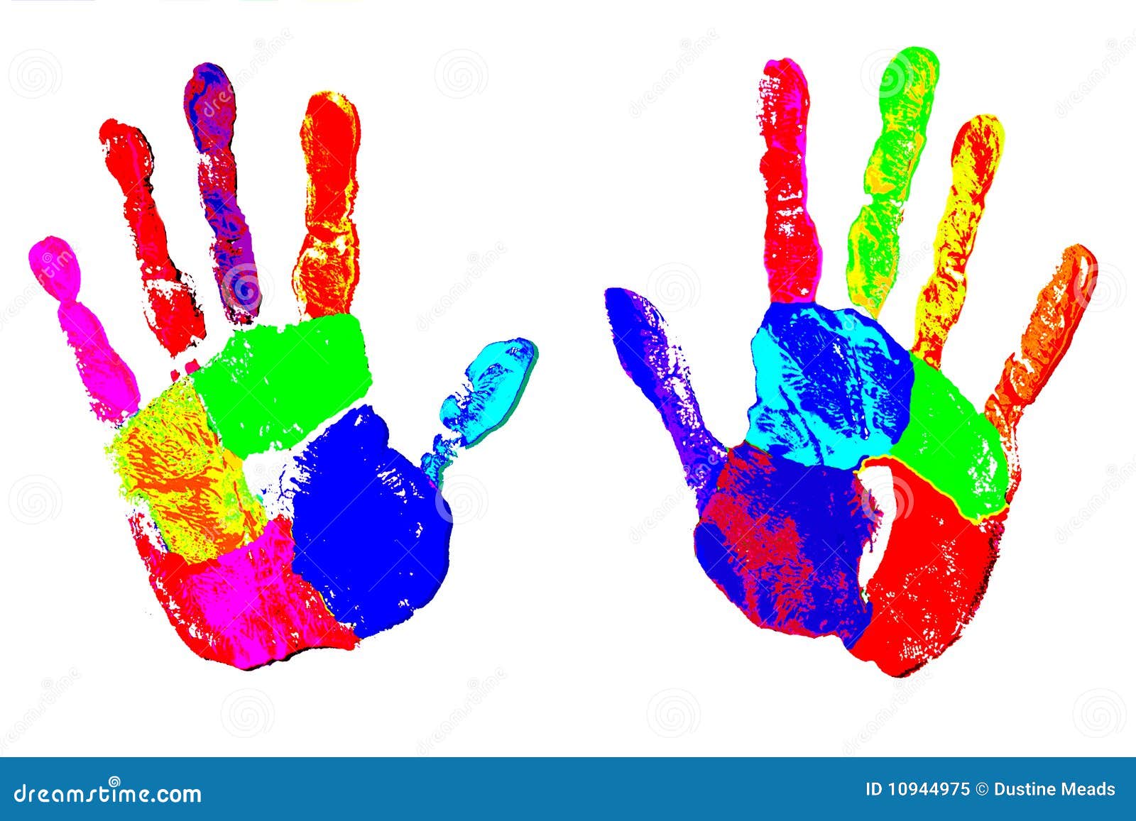 Manos creativas stock de ilustración. Ilustración de dedos - 10944975