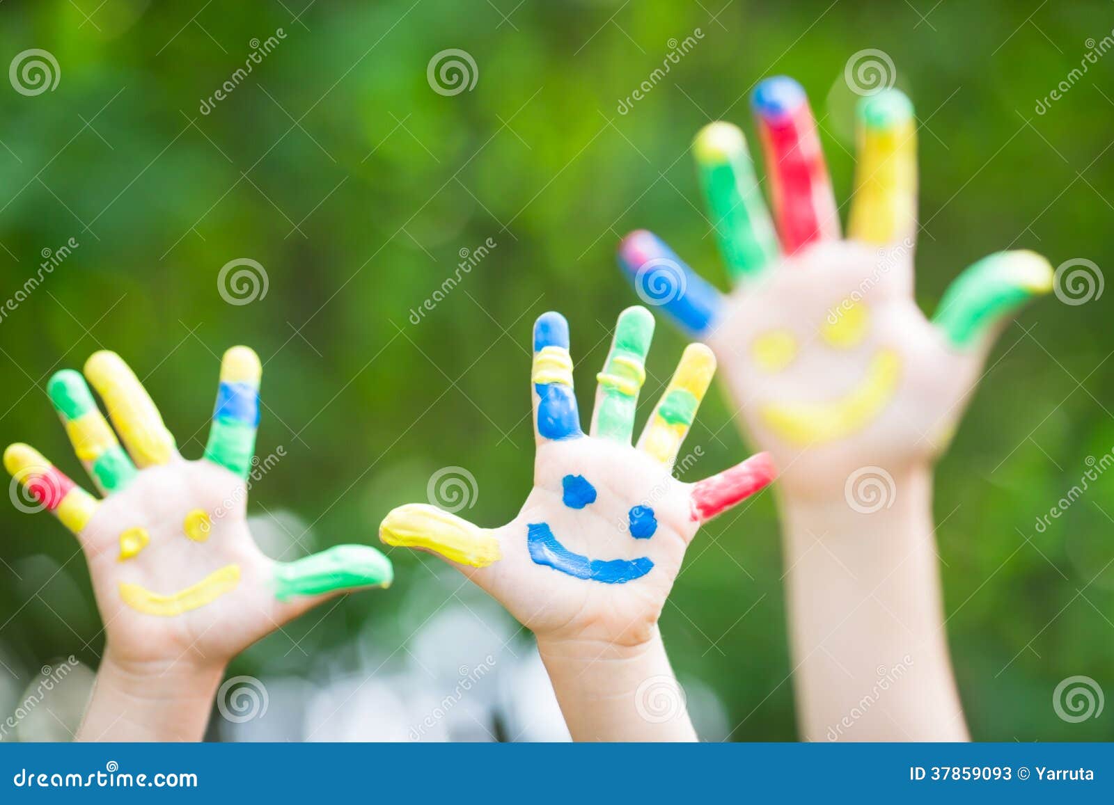 Manos felices imagen de archivo. Imagen de creativo, arte - 37859093