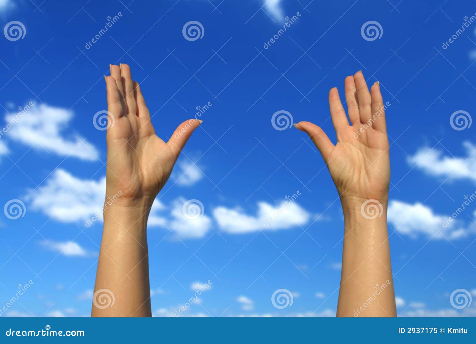 Manos Para Arriba Foto de archivo libre de regalías - Imagen: 2937175