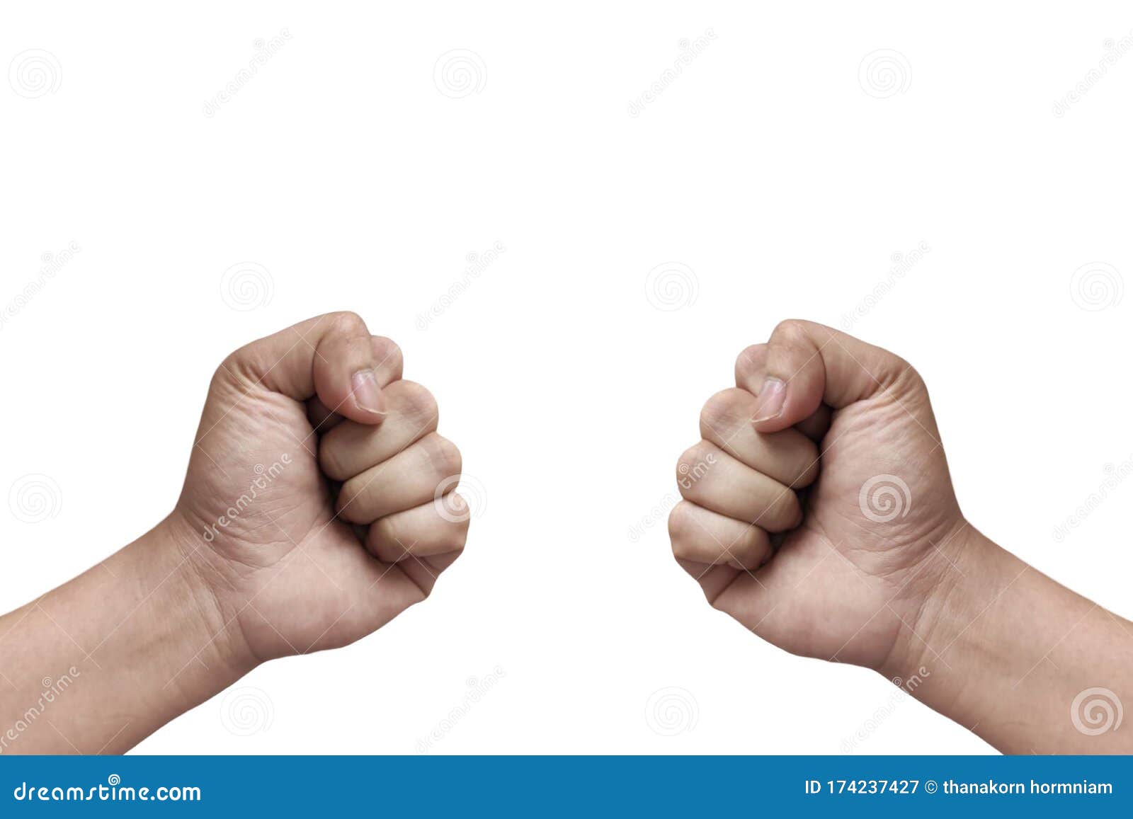 Manos Peleando Sobre Fondo Blanco Imagen de archivo - Imagen de boxeo ...