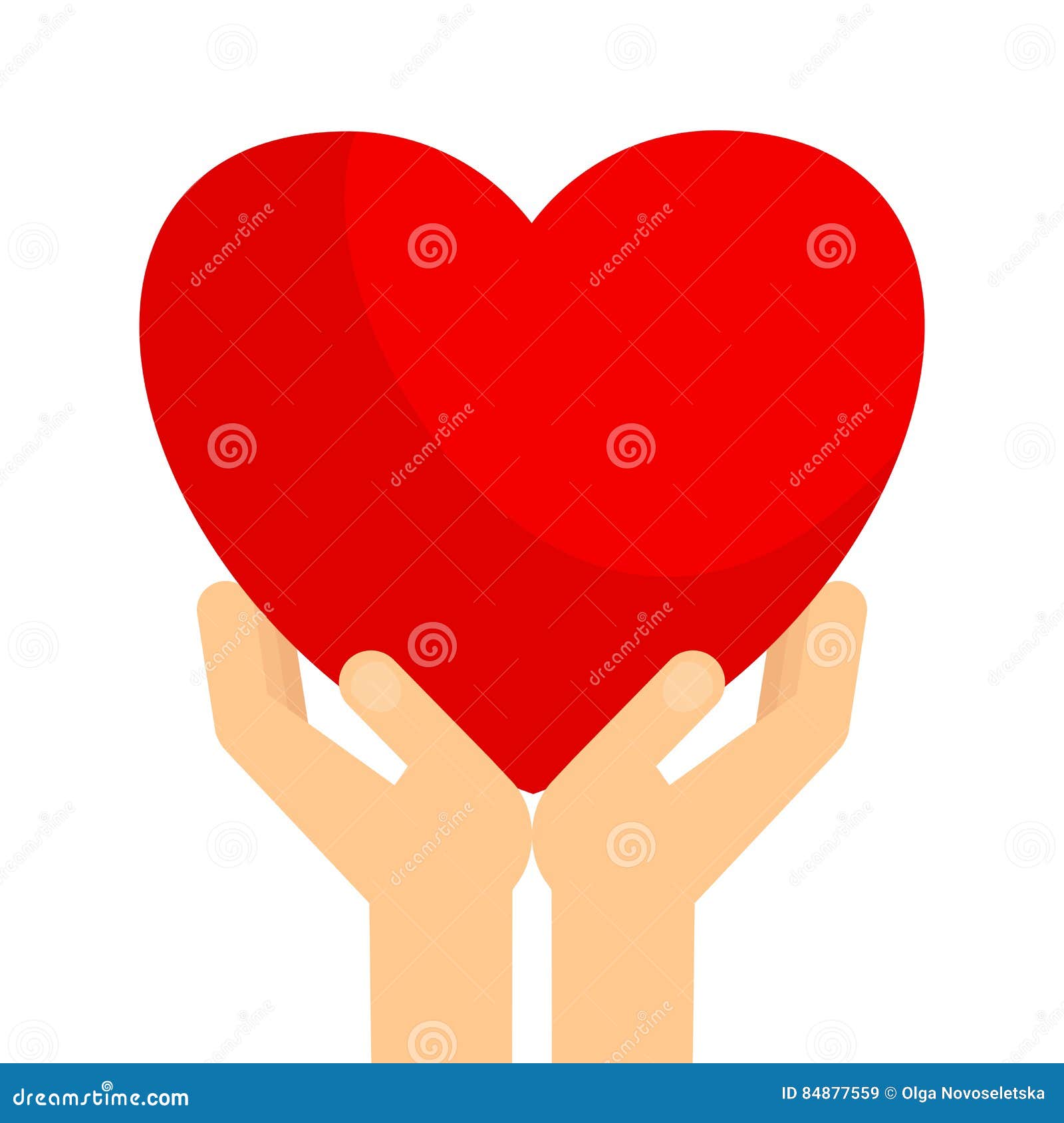 Manos Que Llevan a Cabo El Corazón Ilustración del Vector - Ilustración ...