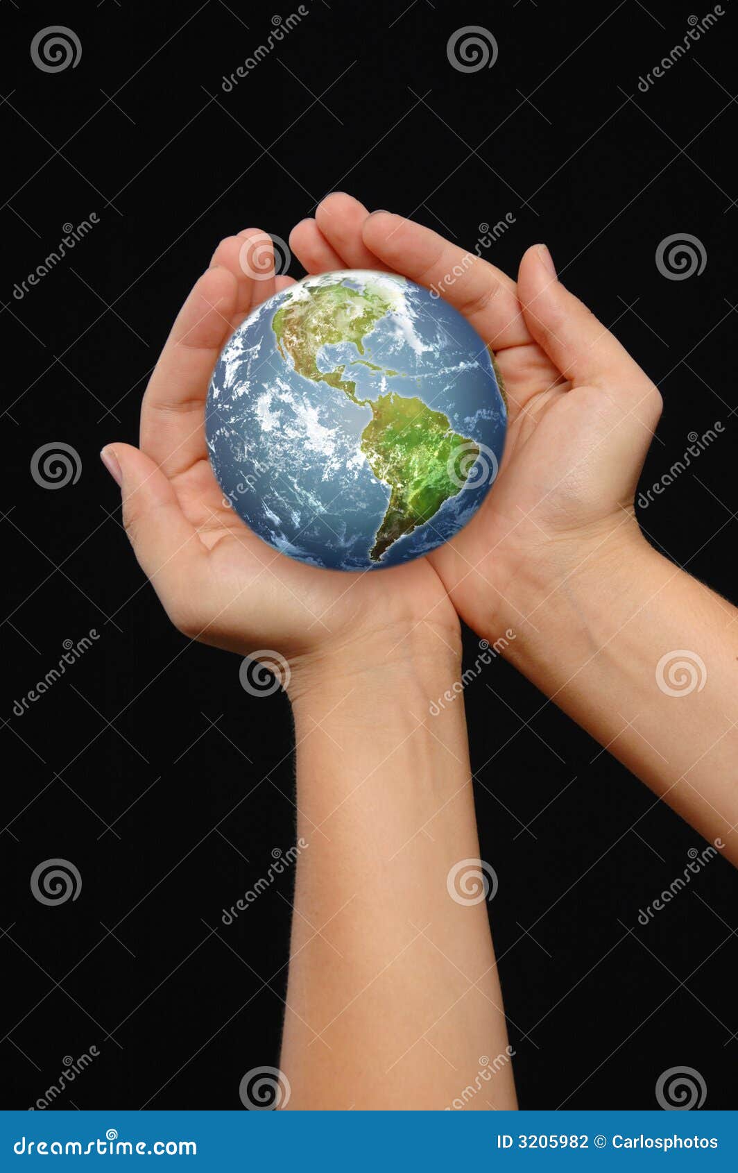 Manos Que Sostienen El Mundo Foto de archivo - Imagen de concepcional ...