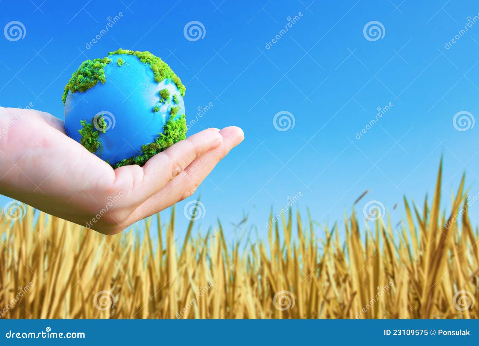 Manos y tierra imagen de archivo. Imagen de seco, global - 23109575