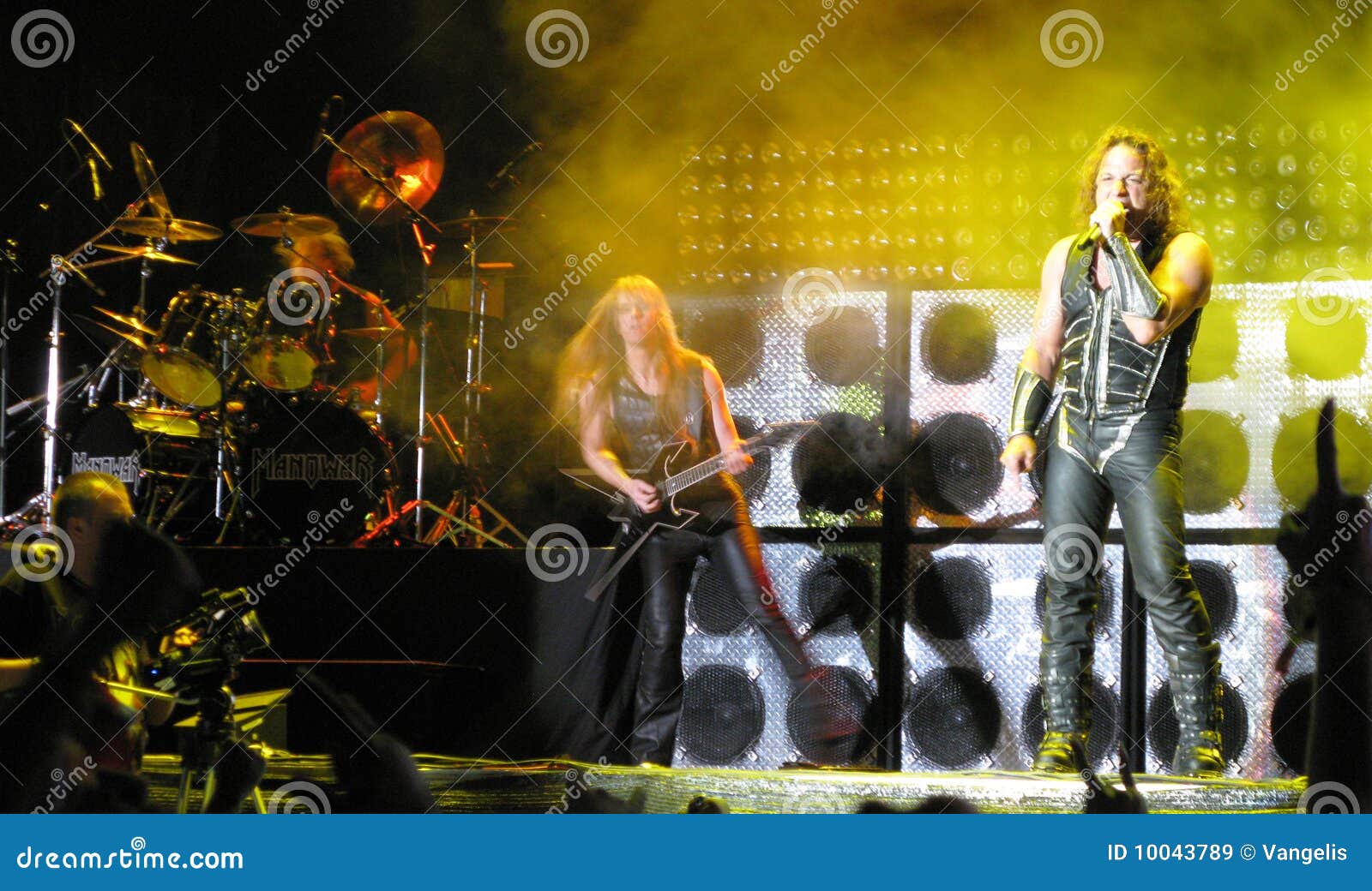 MANOWAR on Tour editorial stock image. Image of logan - 10043789