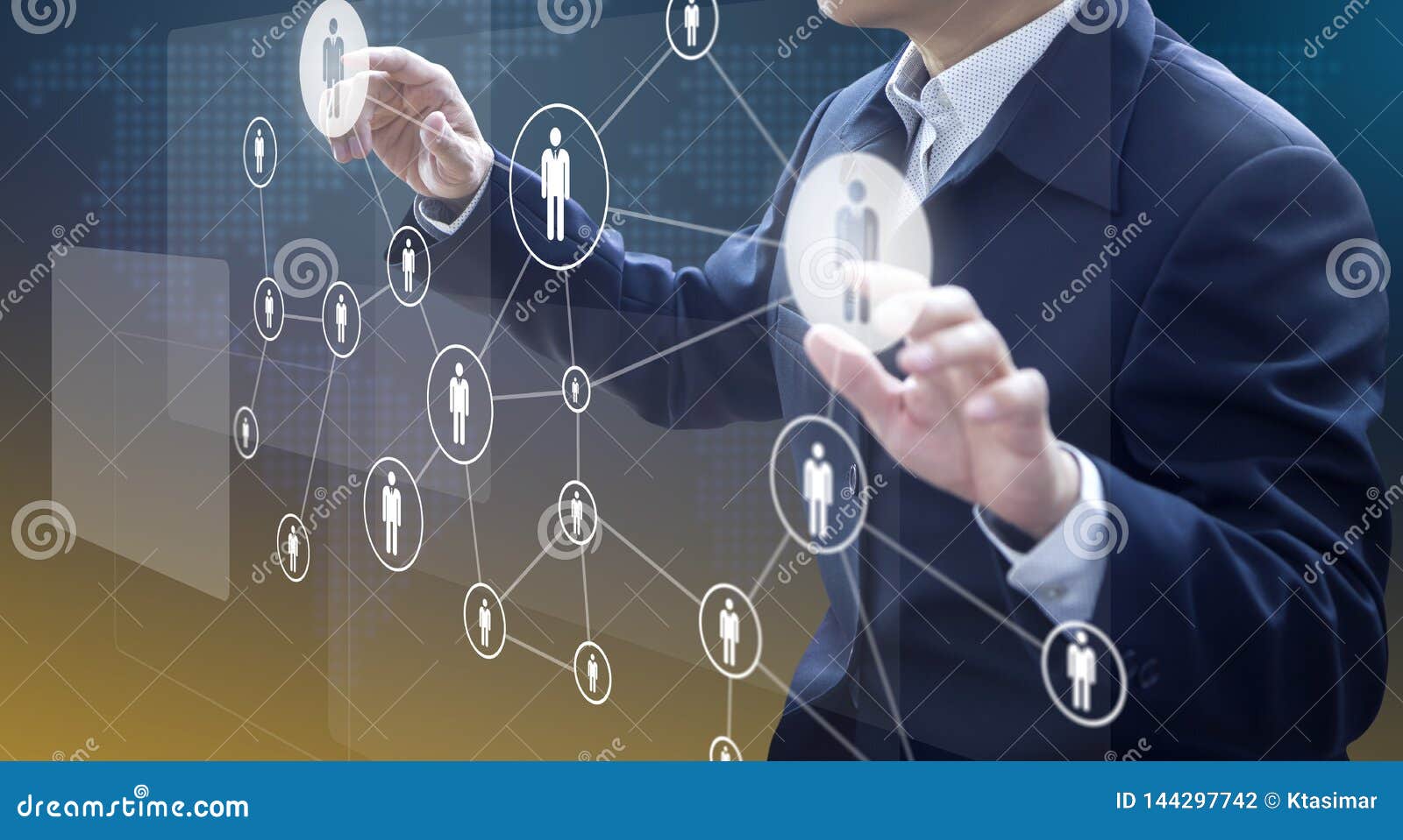 Manpower and Human Resource Planning Stock Illustration - Illustration ...