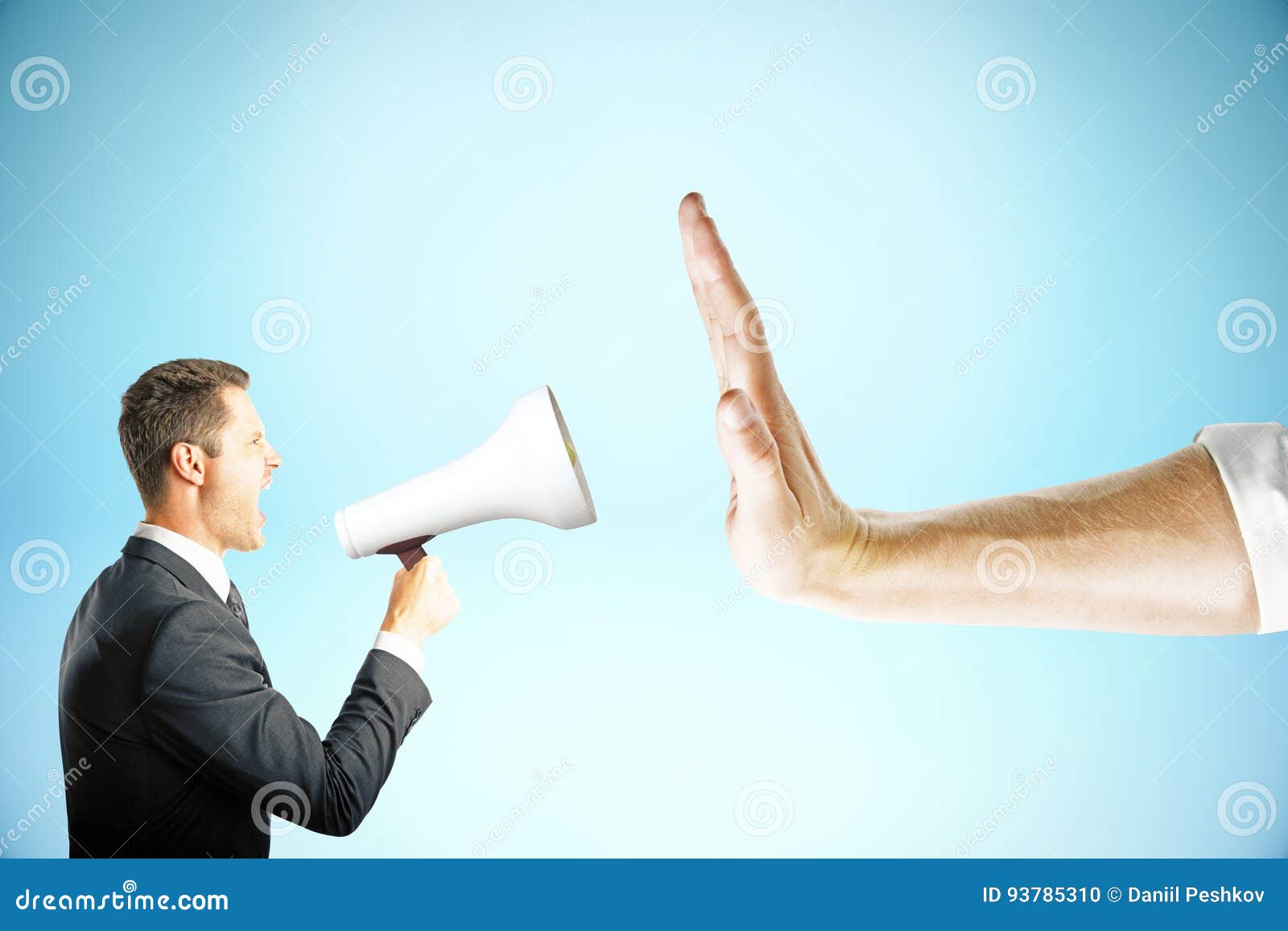 Manque de communication photo stock. Image of masculin - 93785310