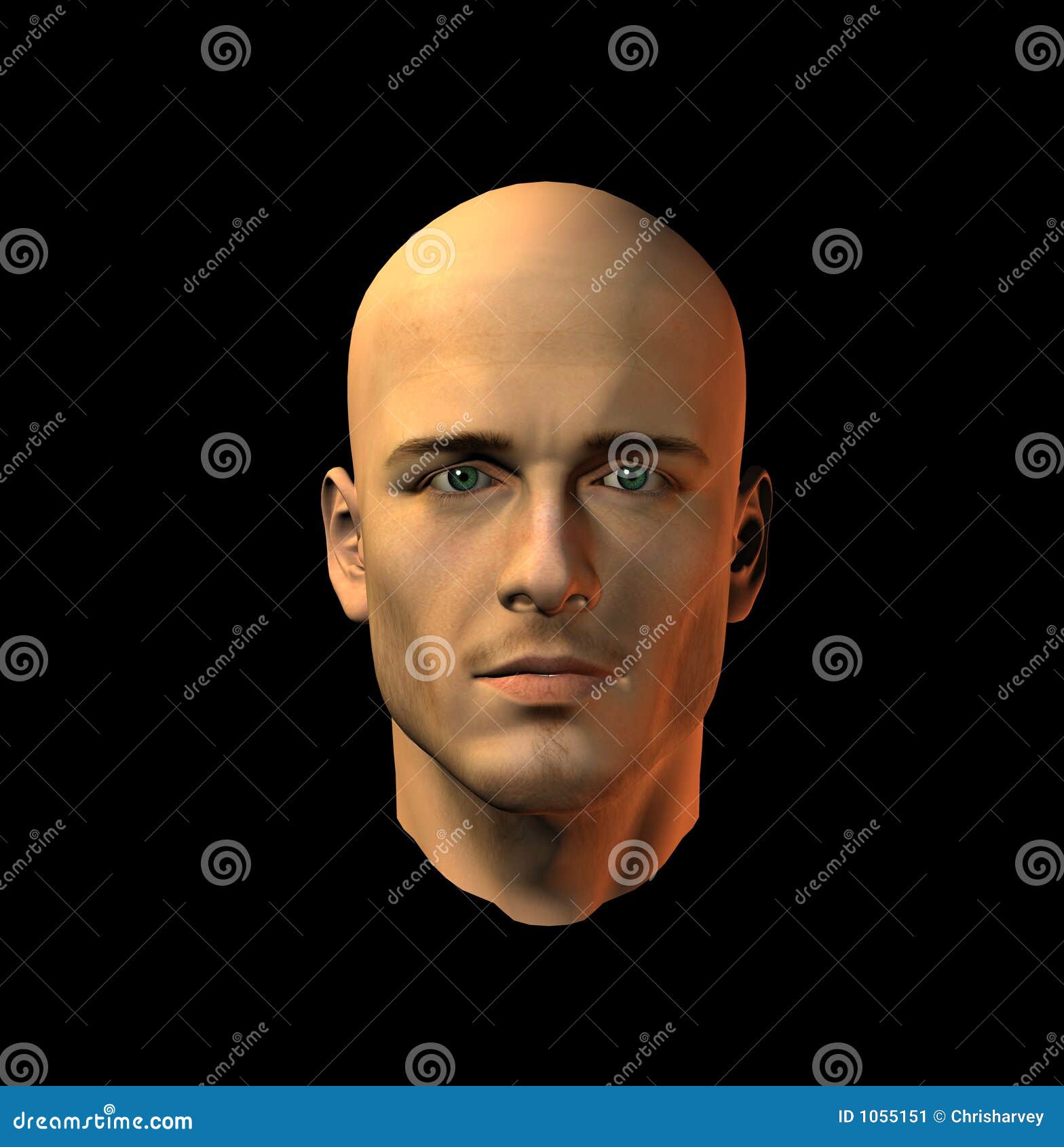 Mans Face 10 stock illustration. Illustration of eyes - 1055151