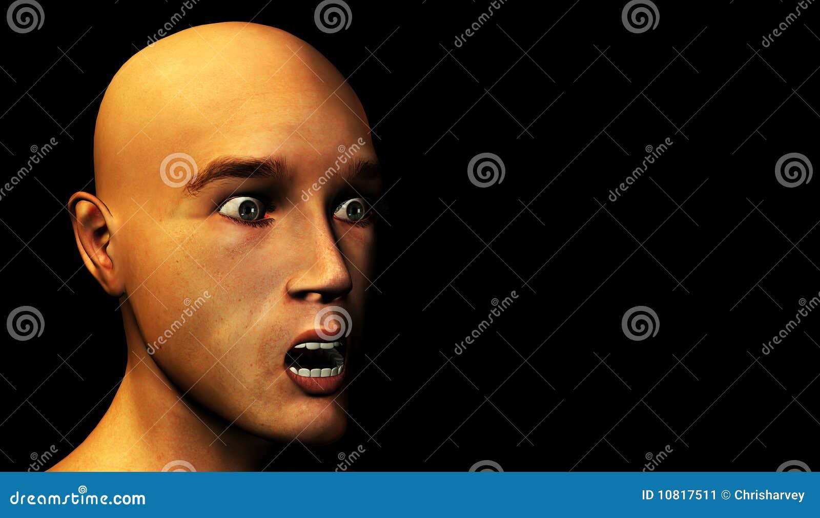 Mans Face Shocked stock image. Image of mouth, shock - 10817511
