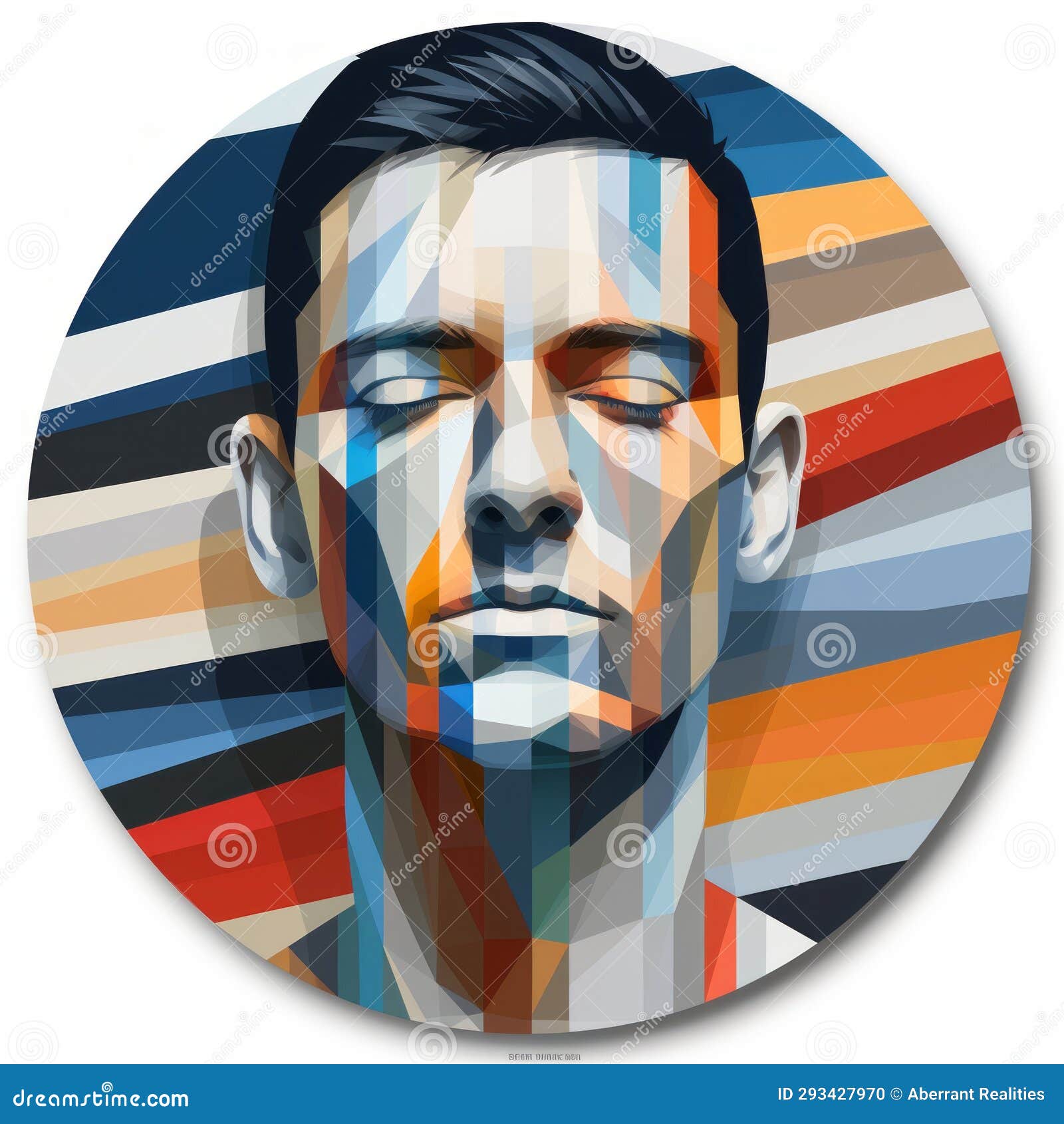 Mans Face In Middle Of Tunnel Stock Photography | CartoonDealer.com ...