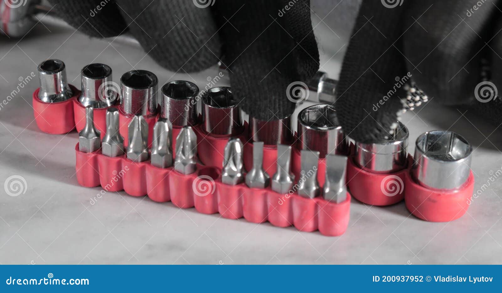Mans Hand Assembling Screwdriver Set Stock Footage - Video of metal ...
