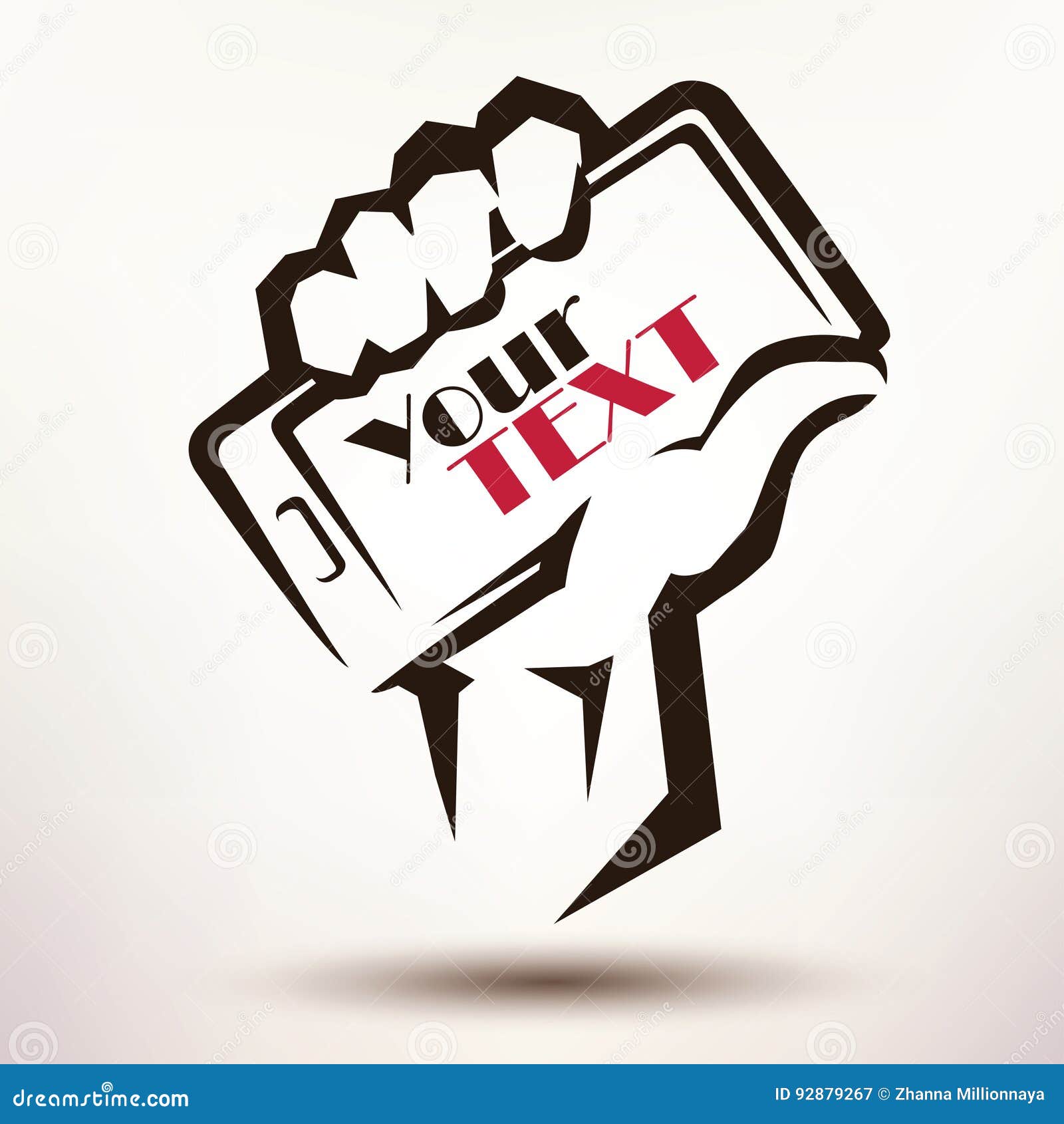Mans Hand Holding a Mobile Phone Stock Vector - Illustration of cell ...