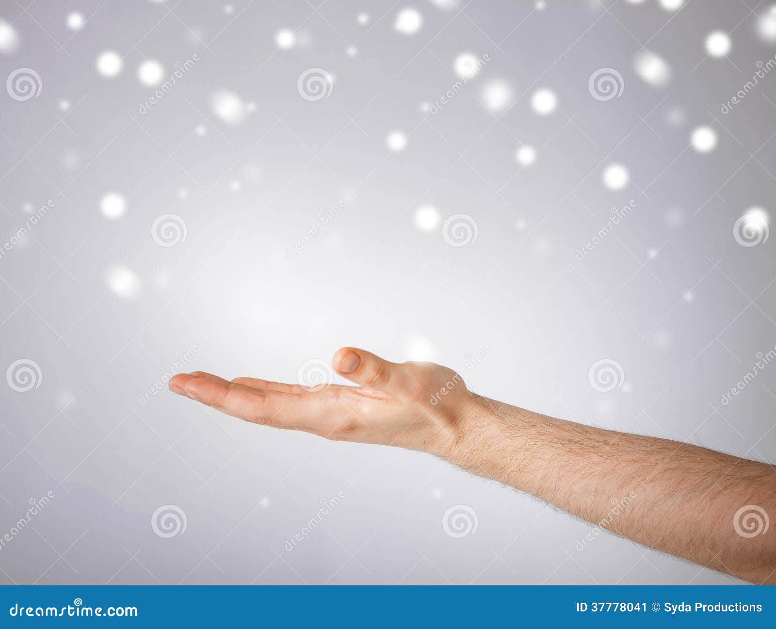 Mans Hand Showing Something Stock Image - Image of male, carrying: 37778041
