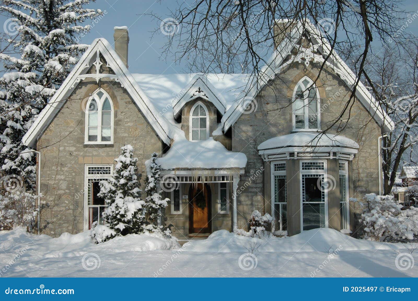 The Manse stock image. Image of stone, historic, manse - 2025497